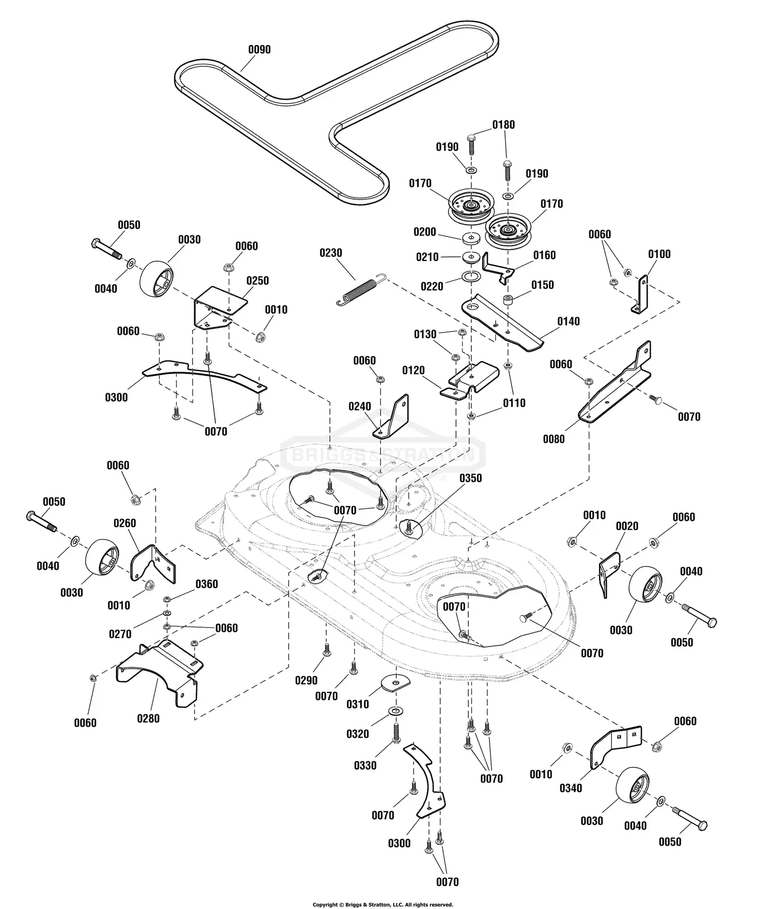 Simplicity 2691036-00 - ZT2142, 21HP B&S Rider w/42" Mower Parts Diagrams