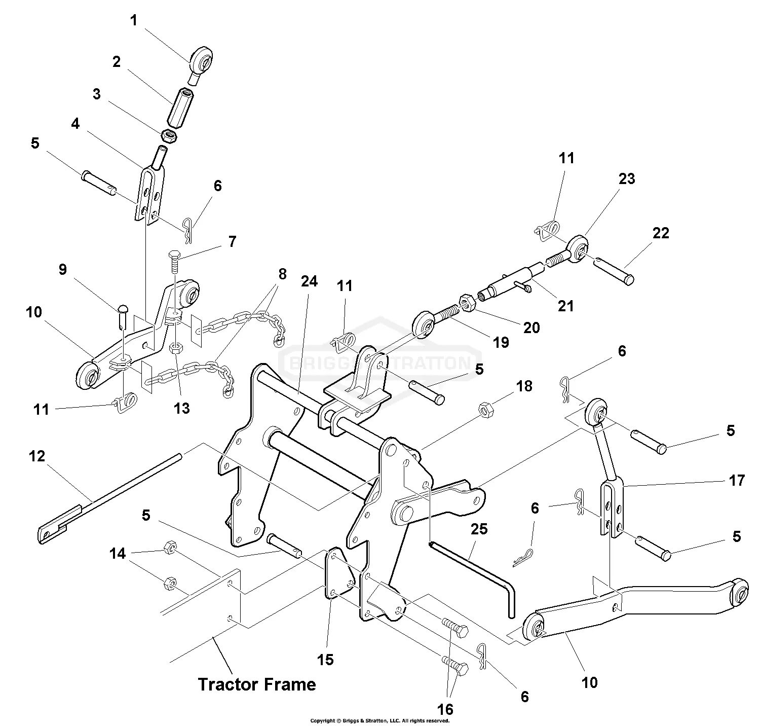 Simplicity 2690150 - 2927, 27HP KOH 2WD and 54" Mower Deck Parts Diagrams