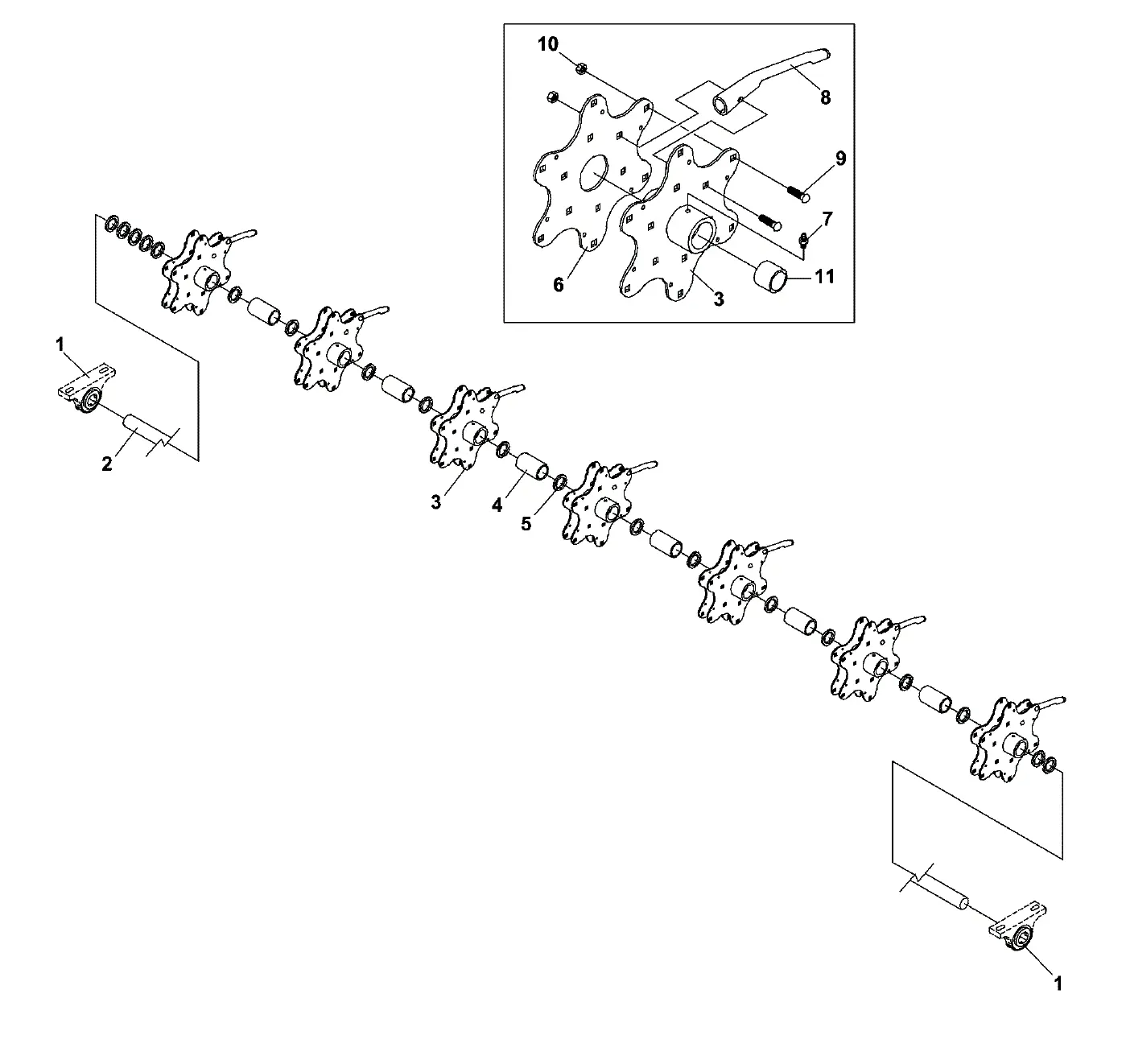 Steiner 73-70696 Core Aerator (Steiner) Parts Diagrams