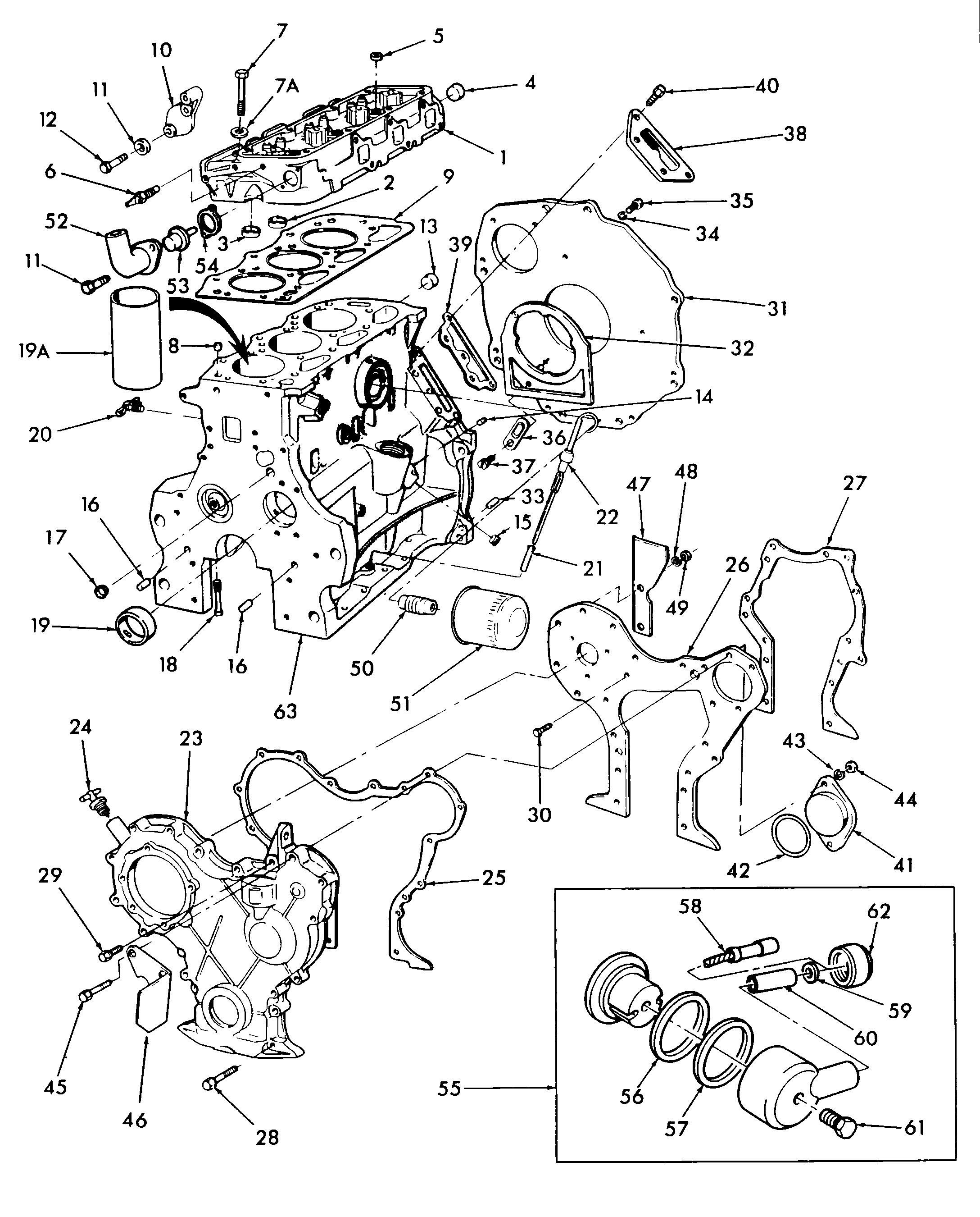New Holland 540A - 3 CYL TRACTOR LOADER(10/81 - 05/85) Parts Diagrams