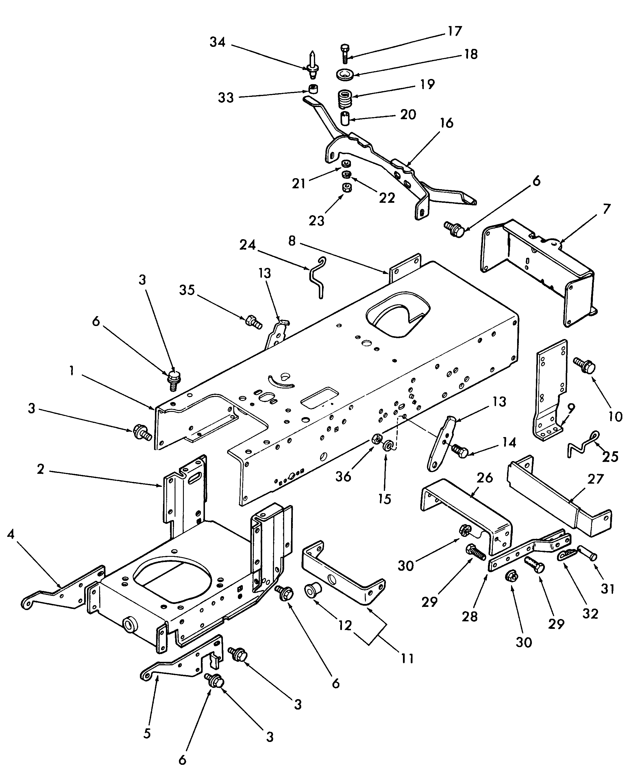 New Holland 09GN2151 - YT16 16HP GEAR TRANSMISSION YARD TRACTOR L/MOWER ...