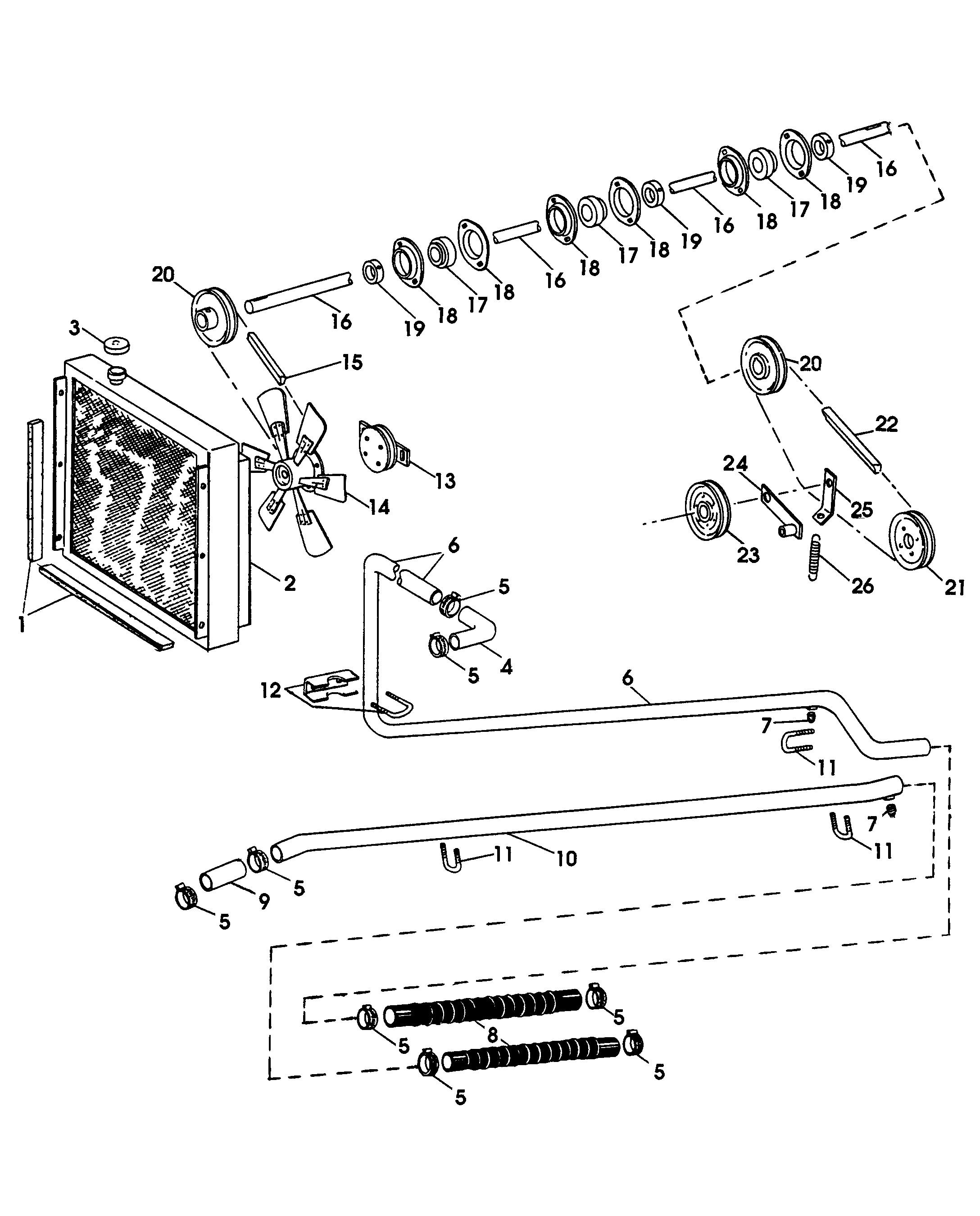 New Holland 1049 - BALE WAGON(07/70 - 07/77) Parts Diagrams
