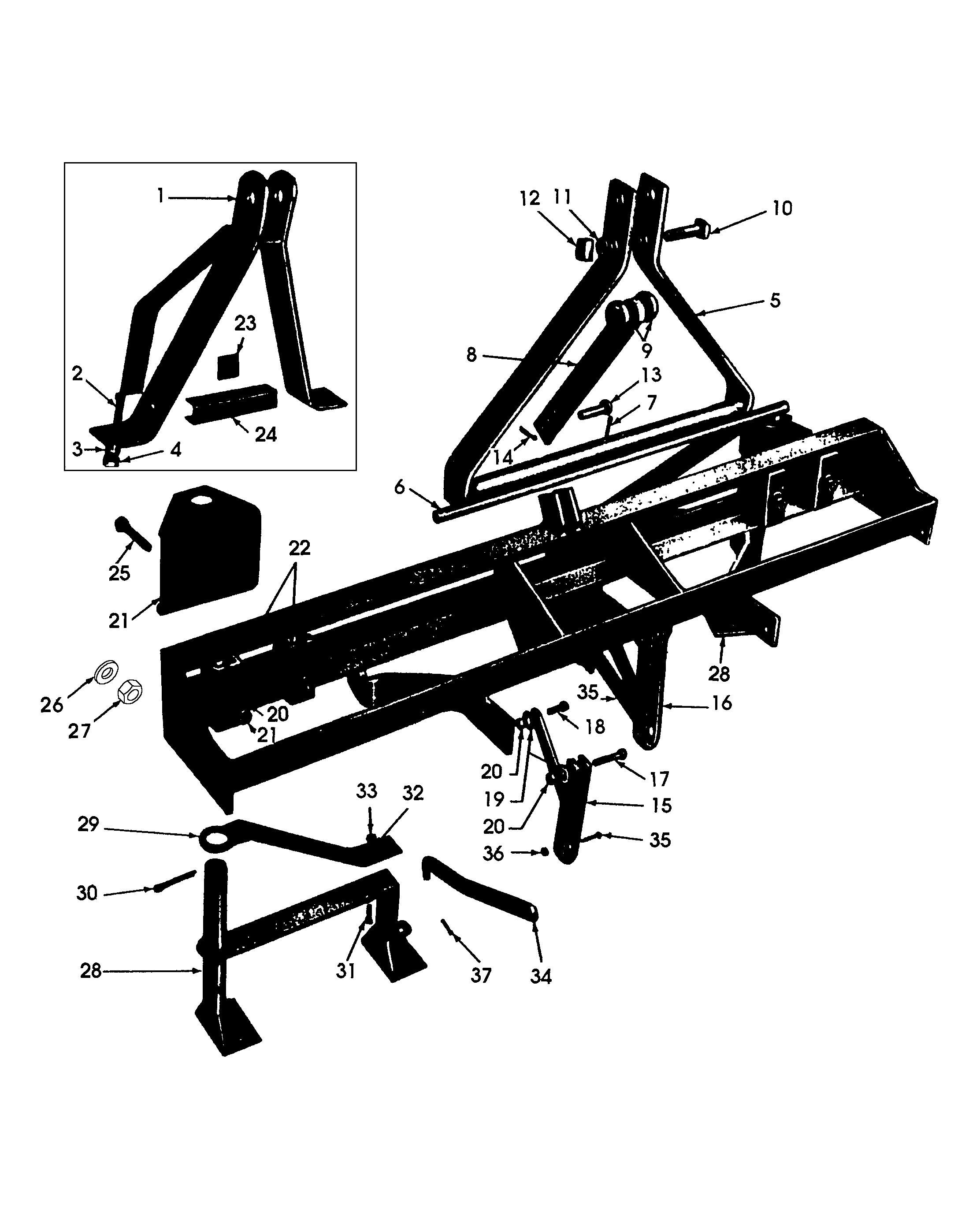 New Holland 11-142 - DEARBORN REVERSIBLE BUSH & BOG HARROW (LIFT TYPE ...