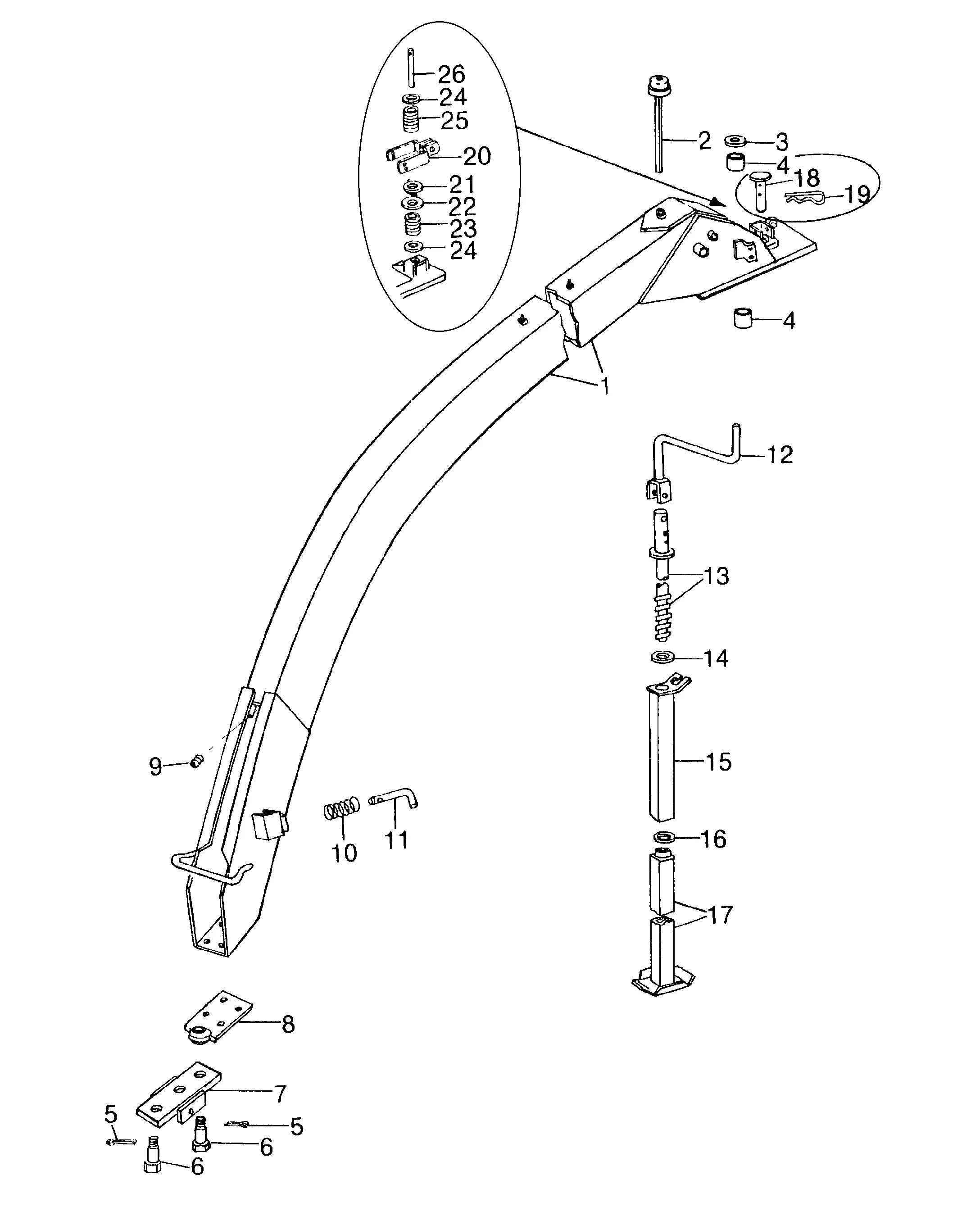 New Holland 114 - HAYBINE PIVOT TONGUE WINDROWER(07/79 - 07/84) Parts ...