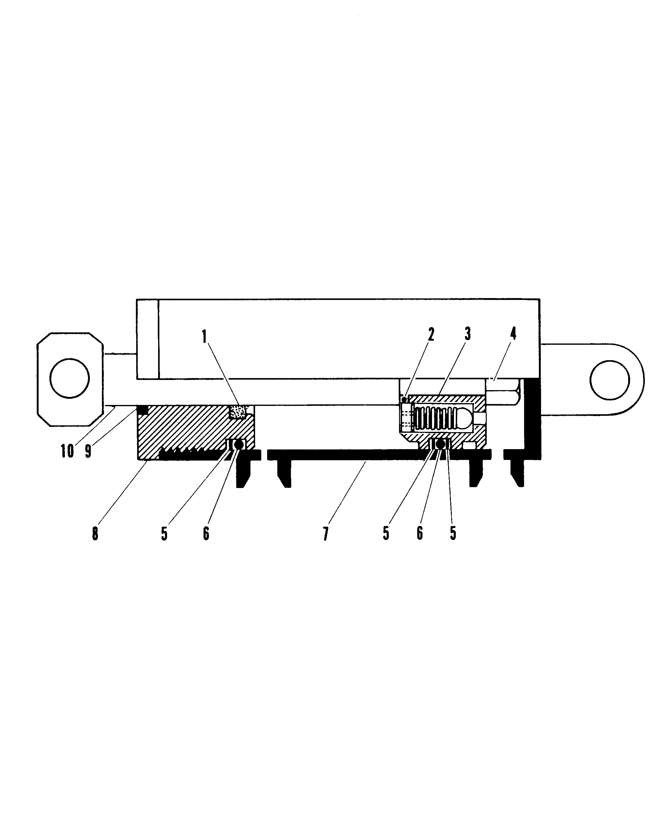 New Holland 13-534 - GANNON HYDRAULIC CYLINDER(01/66 - 12/82) Parts ...
