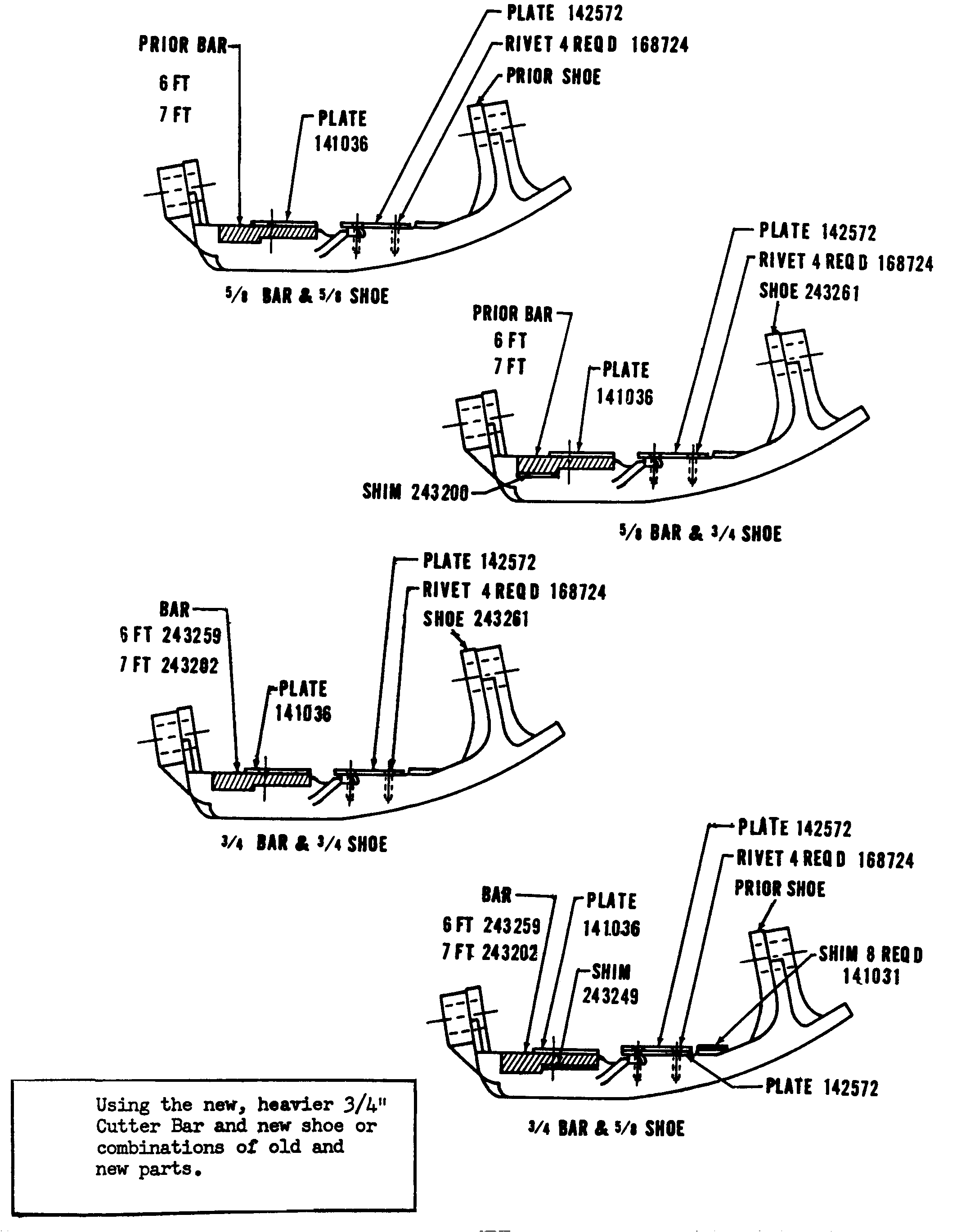 New Holland 14-50 - DEARBORN 5' SIDE MOUNTED MOWER(01/52 - 12/54) Parts ...