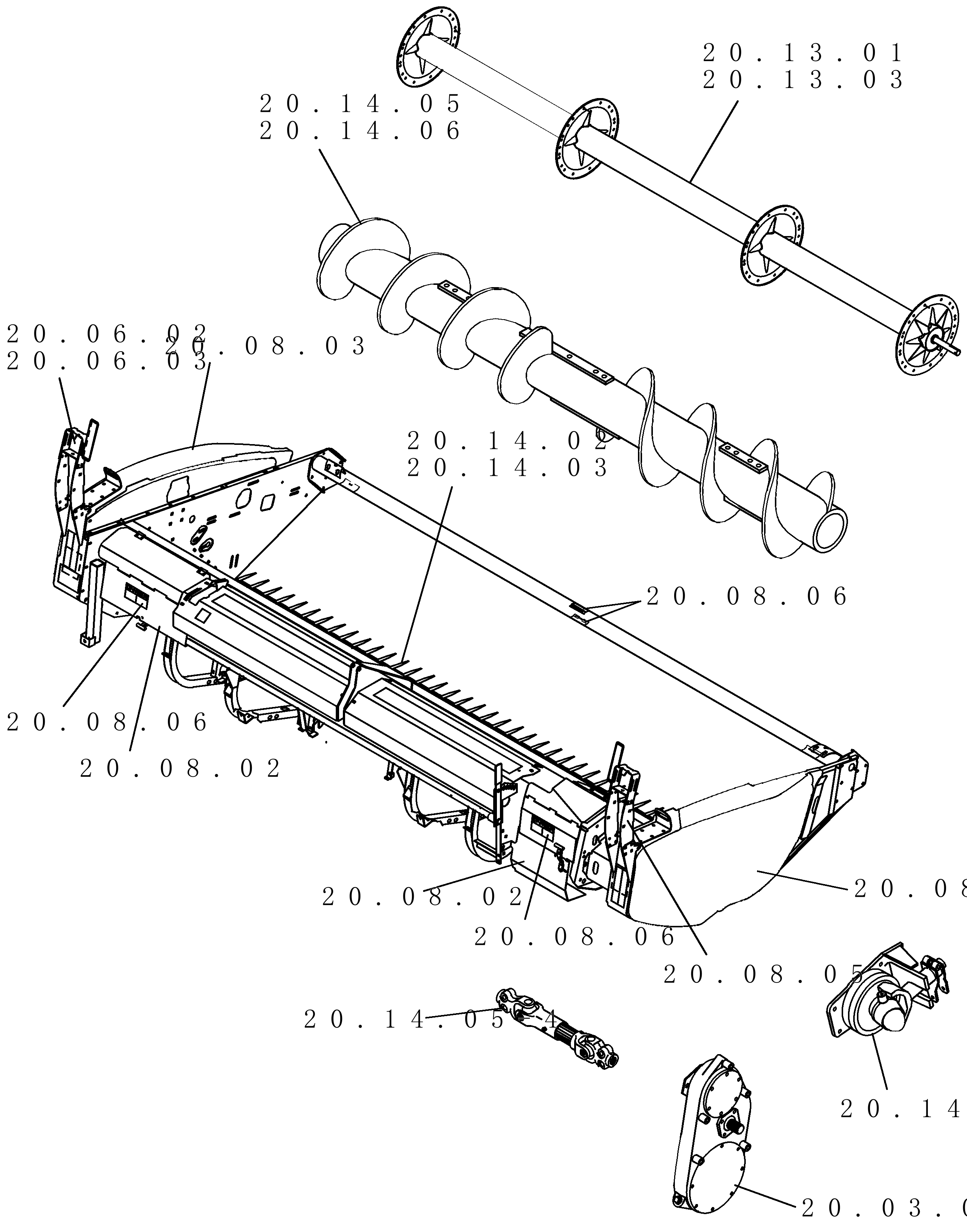 New Holland 14HSSPL - 14' SPECIALTY GRASS SEED HEADER(03/03 - 03/07 ...