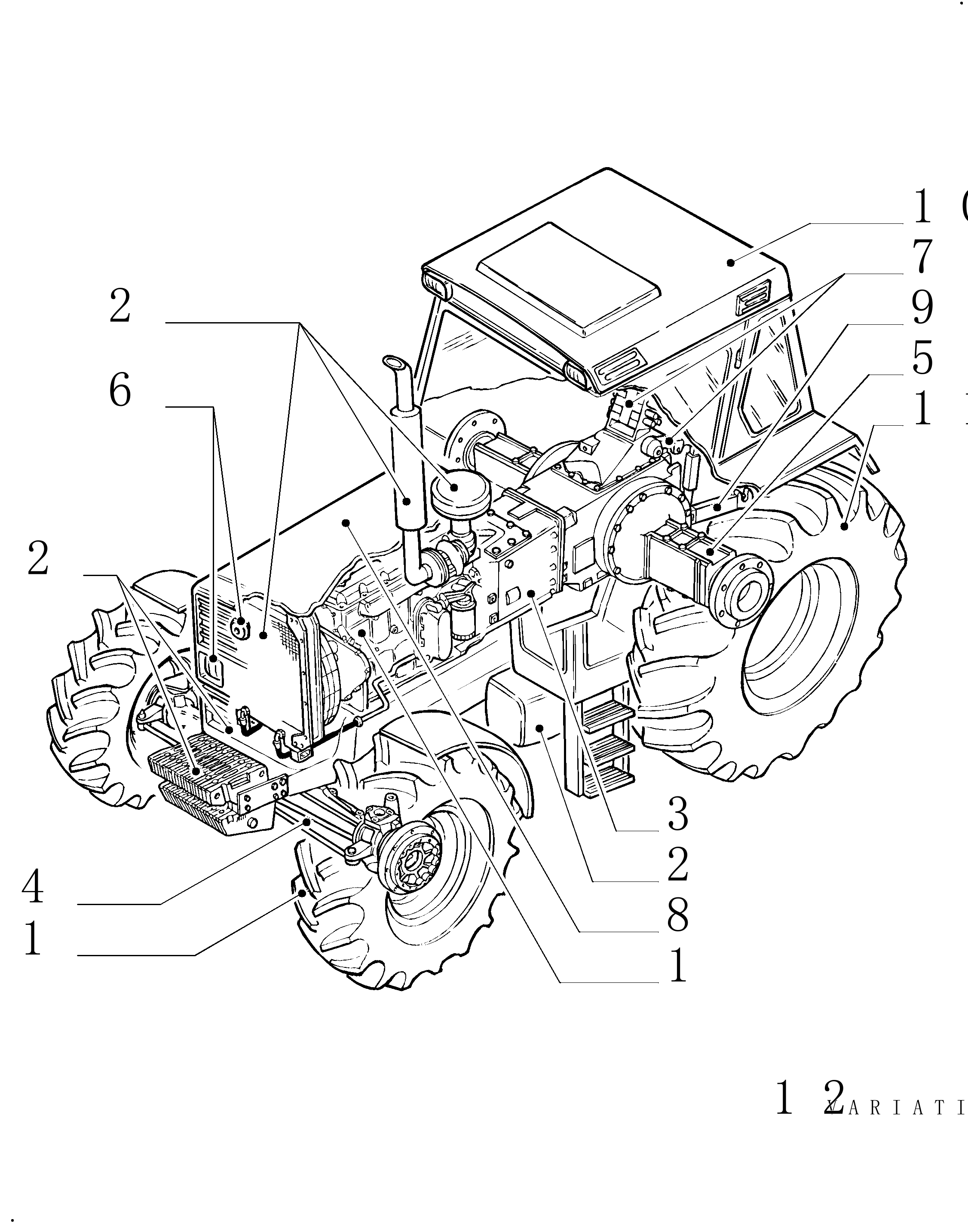 New Holland 180-90 DT - FIAT TRACTOR (LA)(01/95 - 12/01) Parts Diagrams