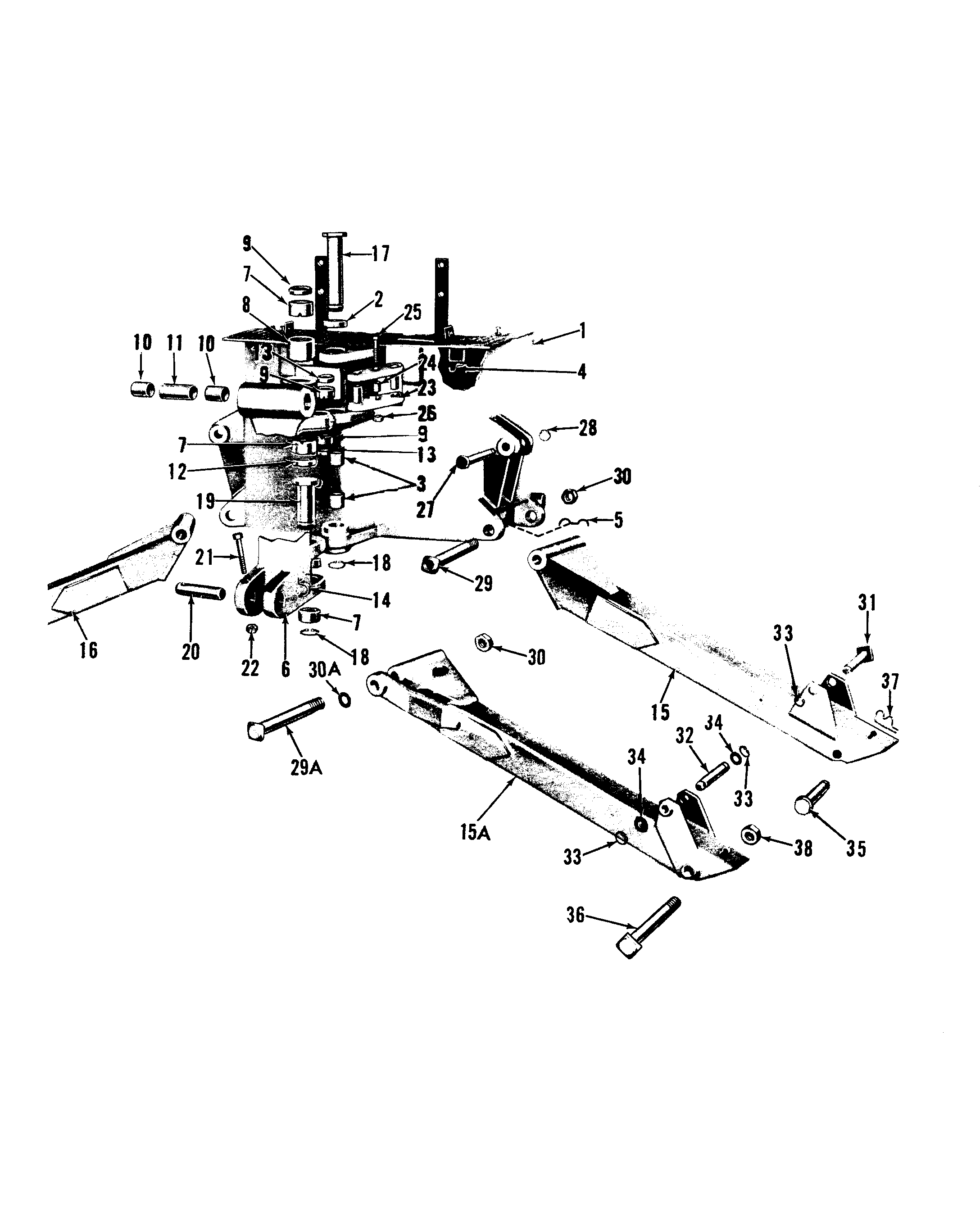 New Holland 19-301 - FORD 723 SERIES 14' BASIC BACKHOE(01/55 - 12/65 ...