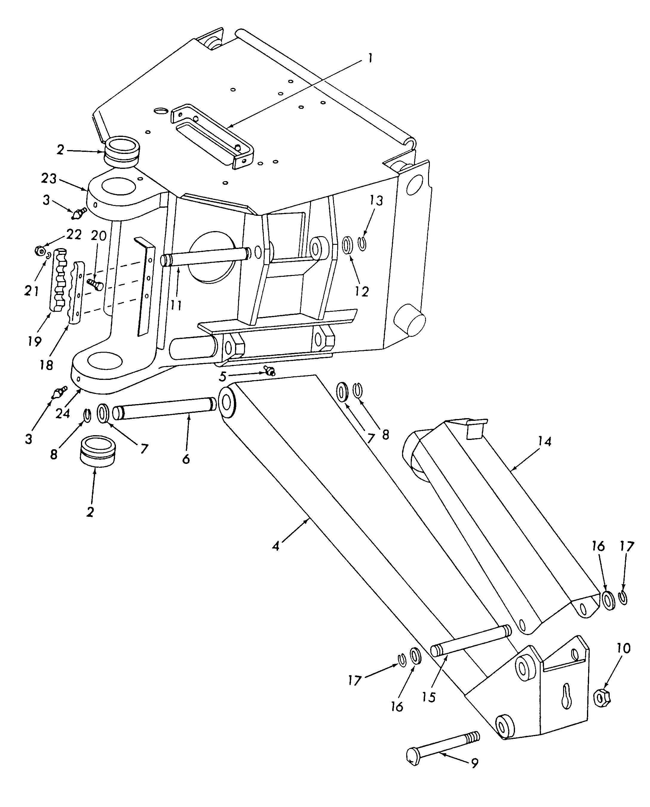 New Holland 19-389 - FORD 753 SERIES BACKHOE 13' BASIC(01/65 - 12/80 ...