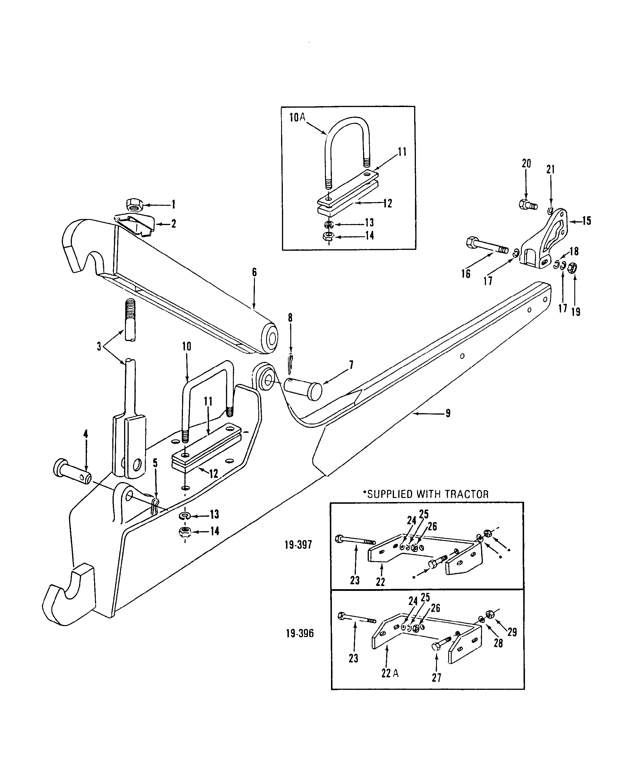 New Holland 19-464 - KIT, SUBFRAME FRONT MOUNTING, SUBFRAME TO 3500 IND ...