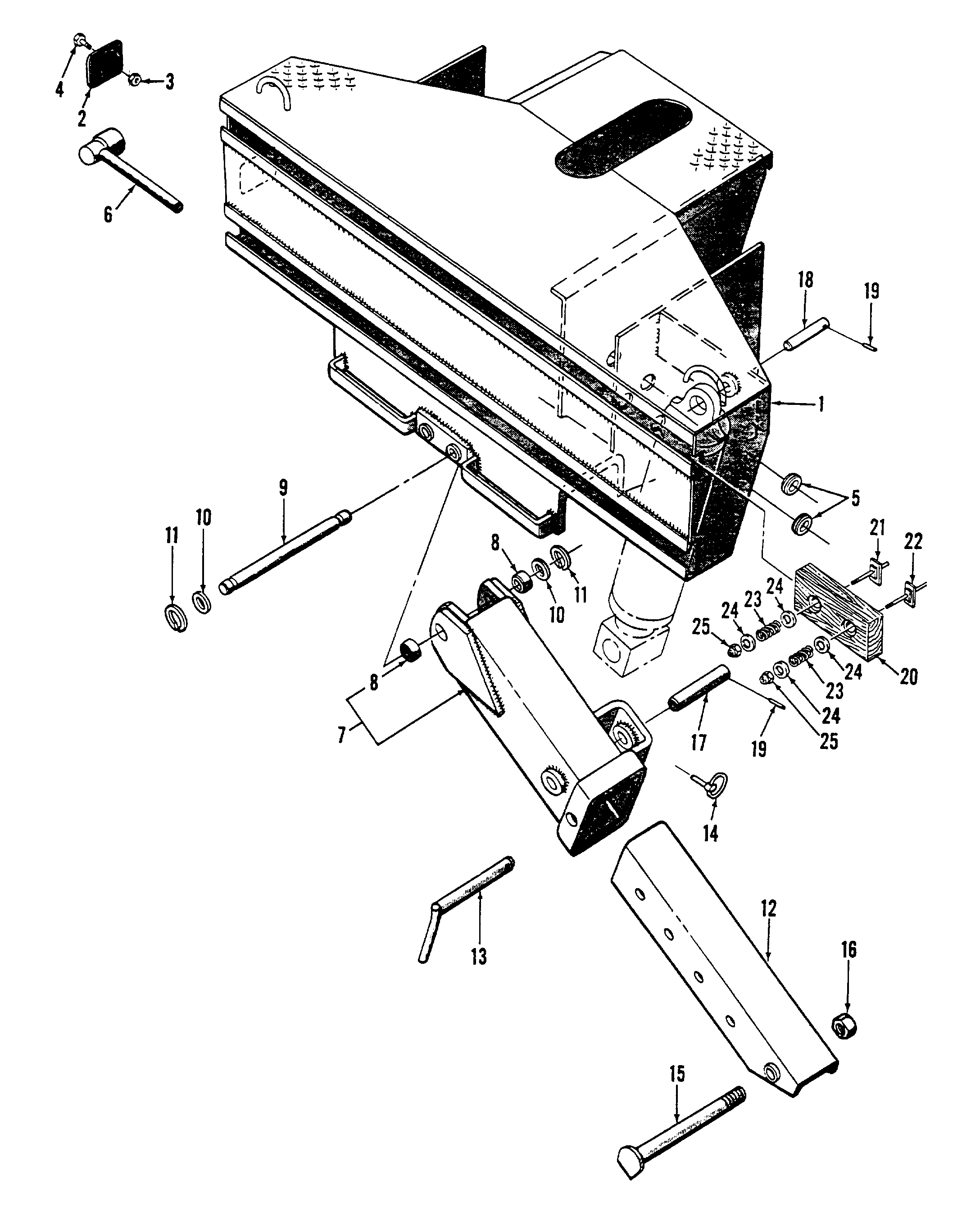 New Holland 19-561 - FORD 752 SERIES BACKHOE L/AUTO-DIG(01/68 - 02/75 ...