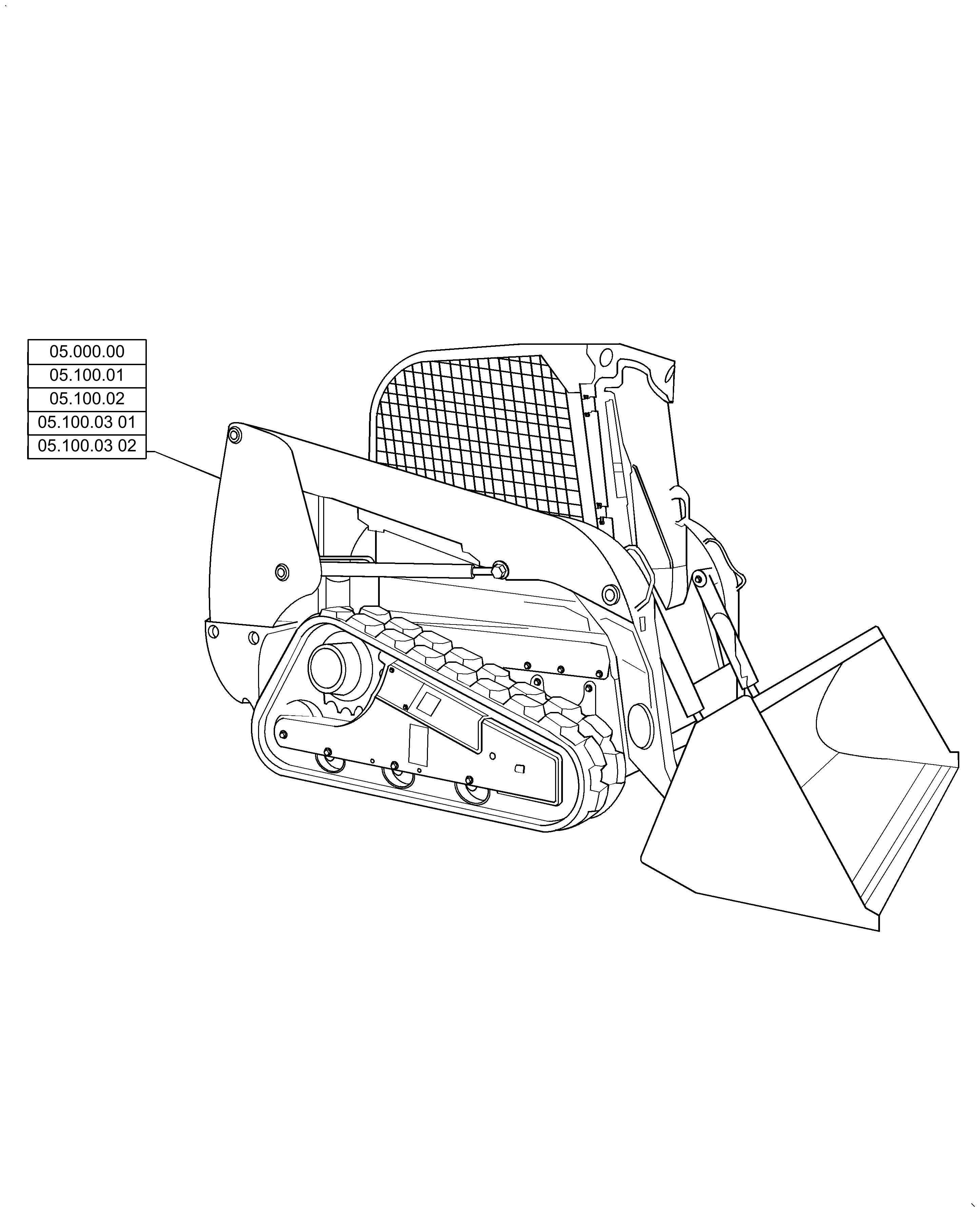 New Holland C227 - COMPACT TRACK LOADER - TIER 4B(10/13 - ) Parts Diagrams