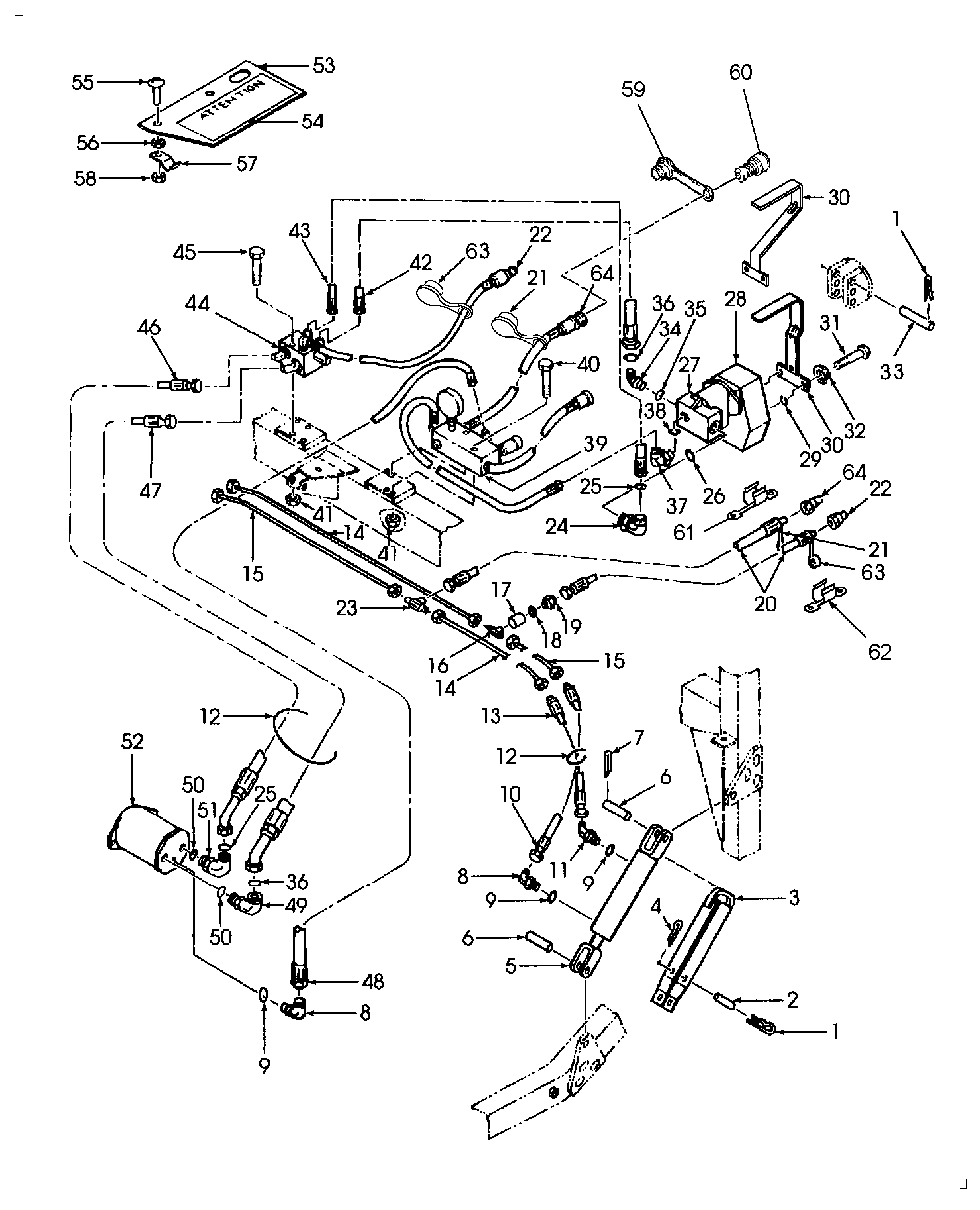 New Holland 2300BF - ADAPTER FRAME FOR BIDIRECTIONAL TRACTORS(03/95 ...