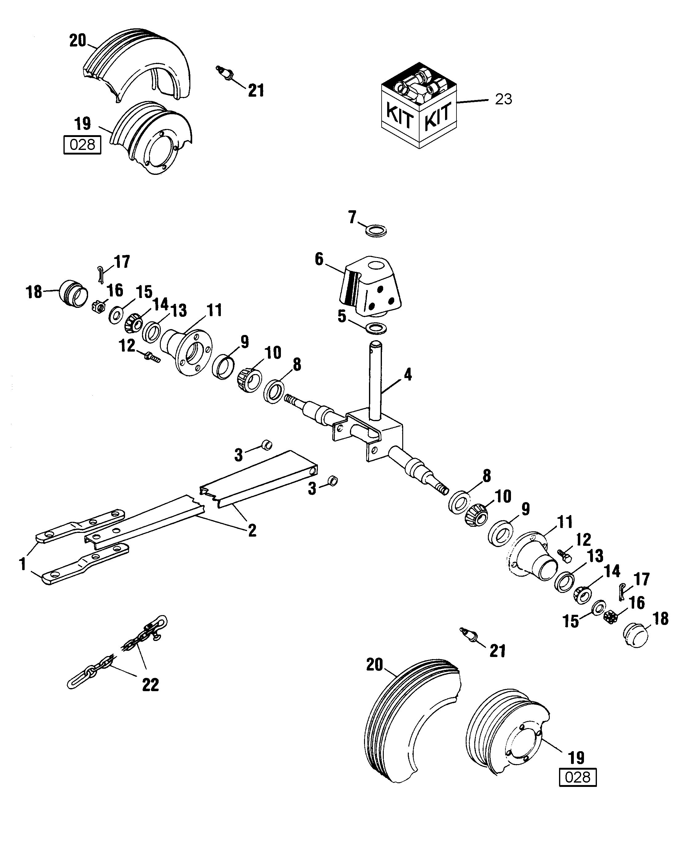New Holland 256 - ROLABAR RAKE(07/67 - 08/19) Parts Diagrams