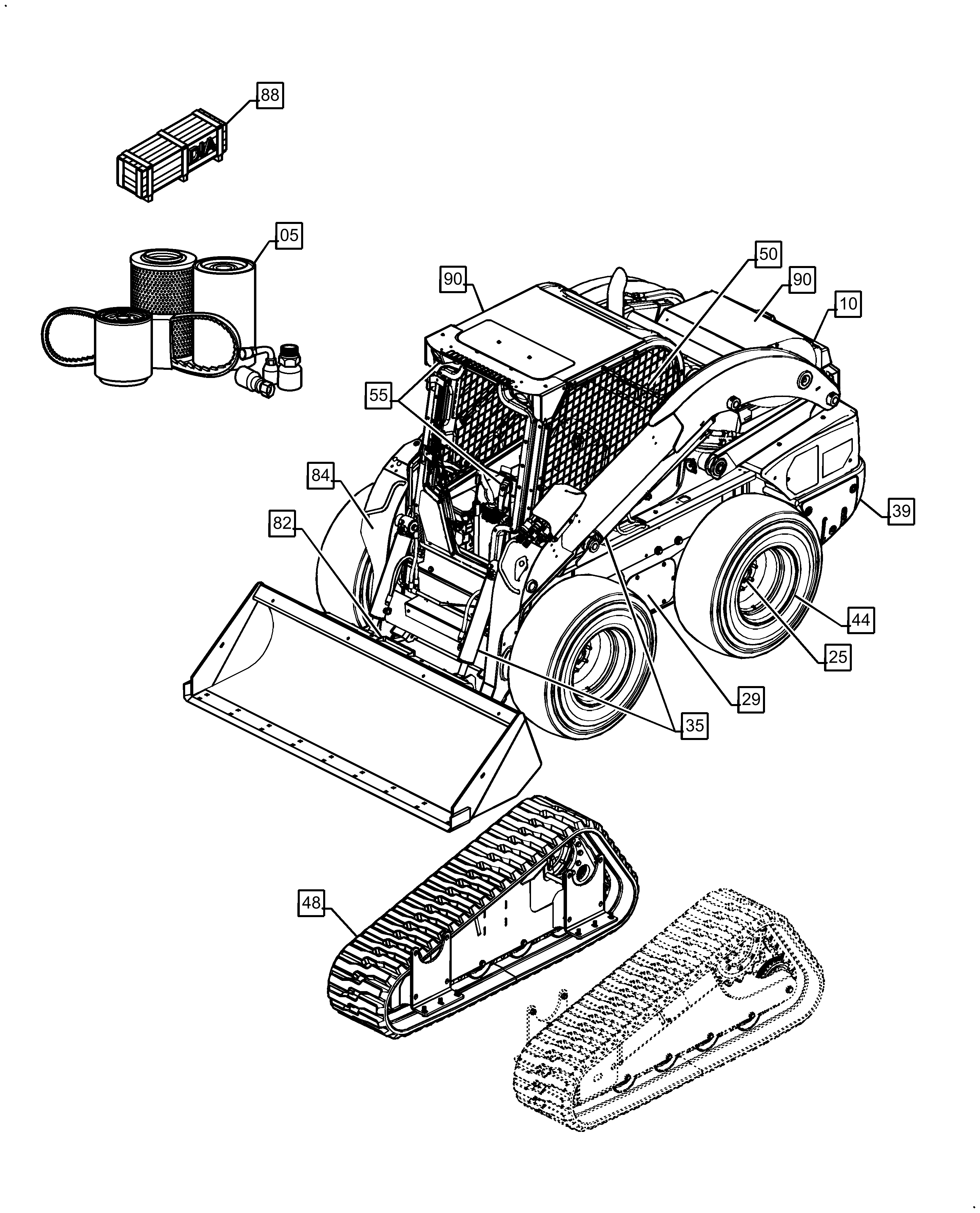 New Holland C238 - COMPACT TRACK LOADER - TIER 4B-C(04/17 - 12/18 ...
