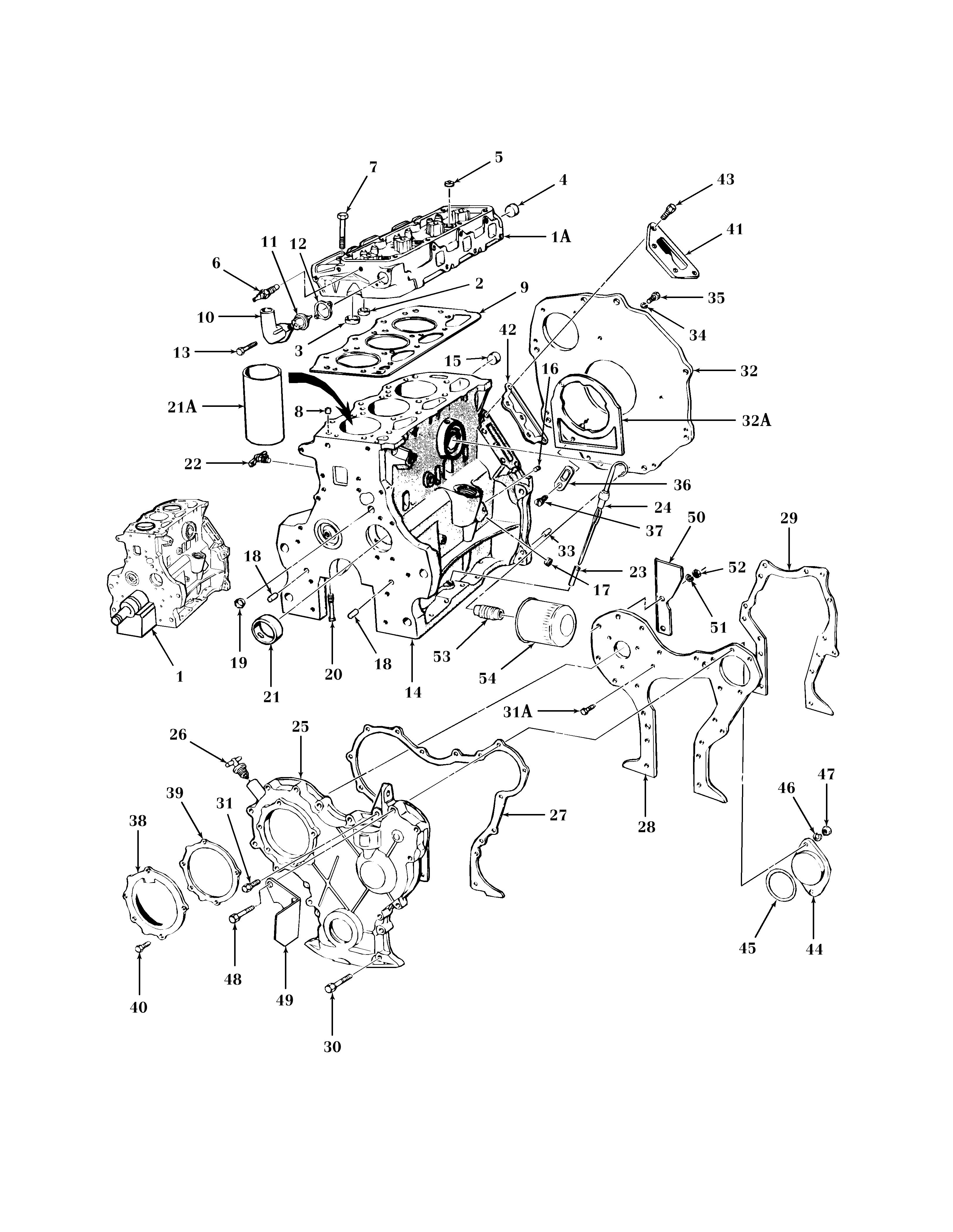 New Holland 333 - 3 CYL HIGHWAY TRACTOR(01/75 - 12/81) Parts Diagrams