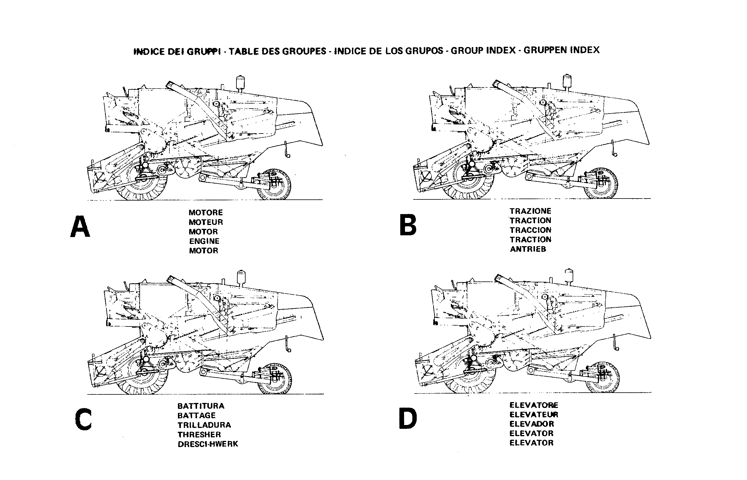 New Holland 3550AL - LAVERDA HILLSIDE COMBINE - BASE UNIT(01/86 - 12/92 ...