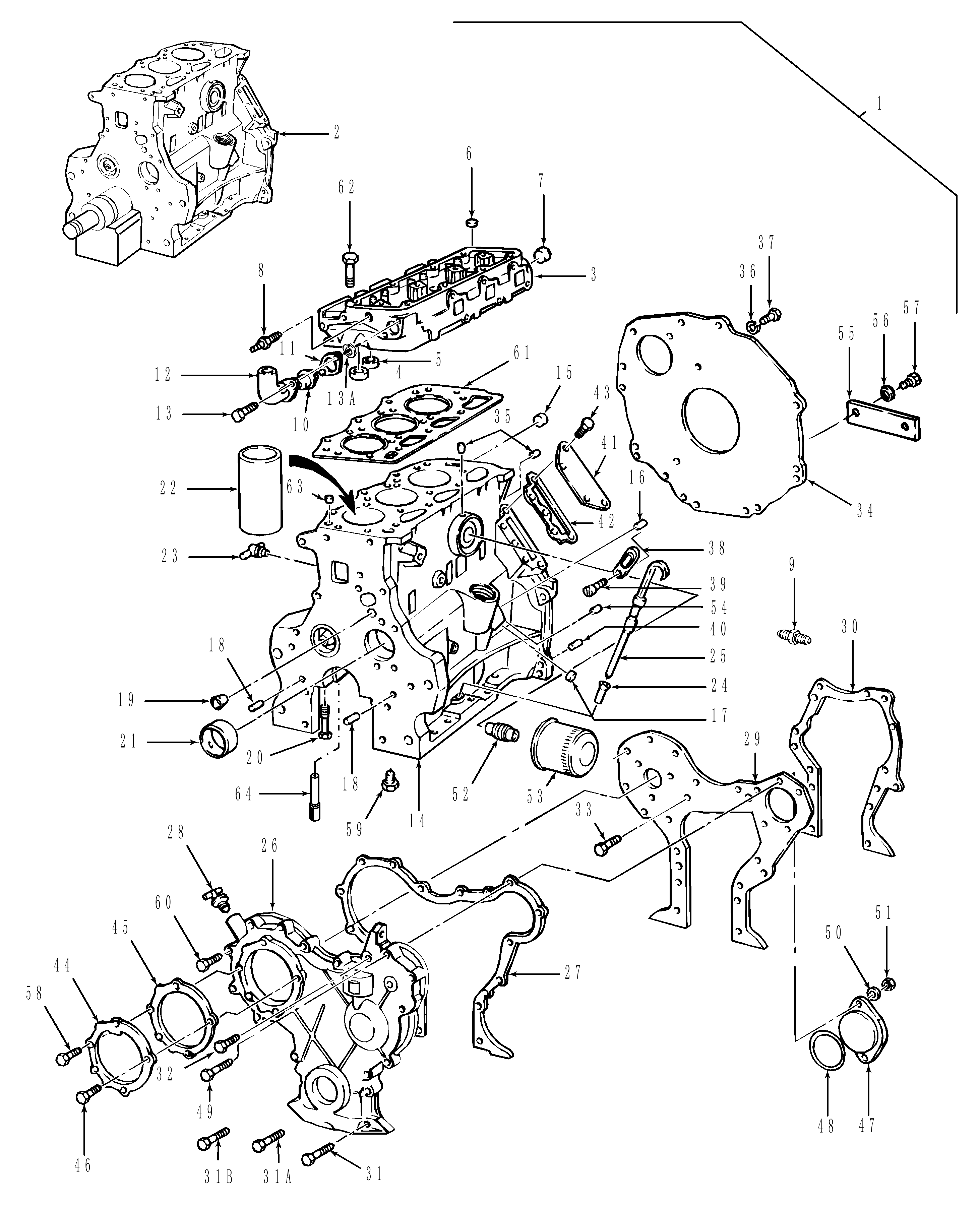 New Holland 3930H - 3 CYL HIGHWAY TRACTOR(03/90 - 08/99) Parts Diagrams