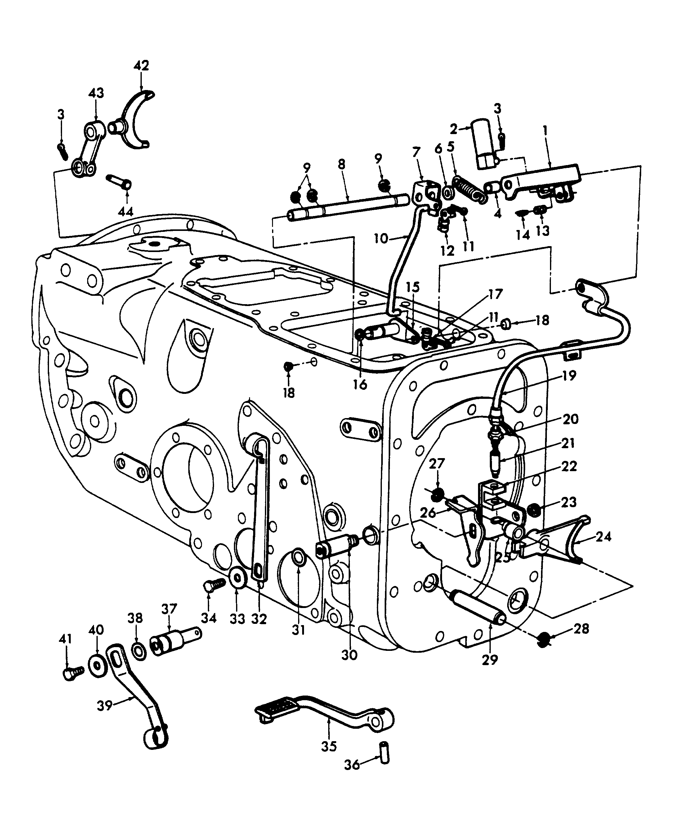 Diagrama De Piezas Del Tractor Ford 4000 New Holland 4000 SERIES 4
