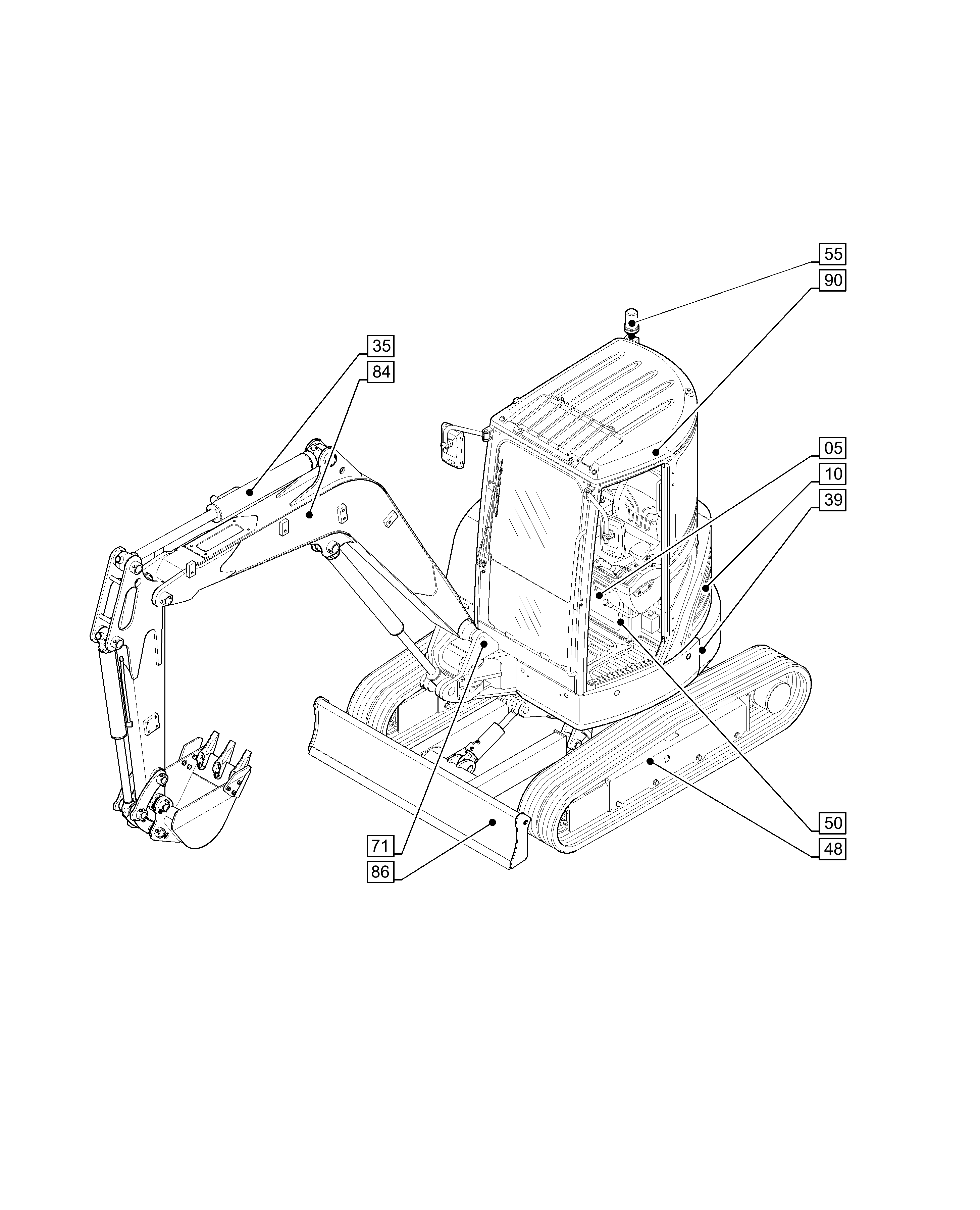 New Holland E37C - MINI CRAWLER EXCAVATOR MY20 - STAGE V(12/19 ...