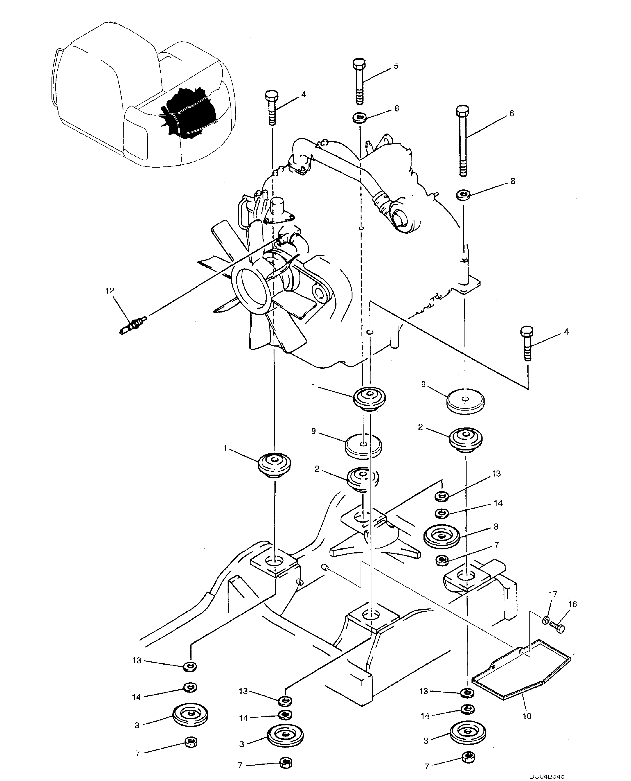 New Holland EH130 - CRAWLER EXCAVATOR(02/04 - 12/06) Parts Diagrams