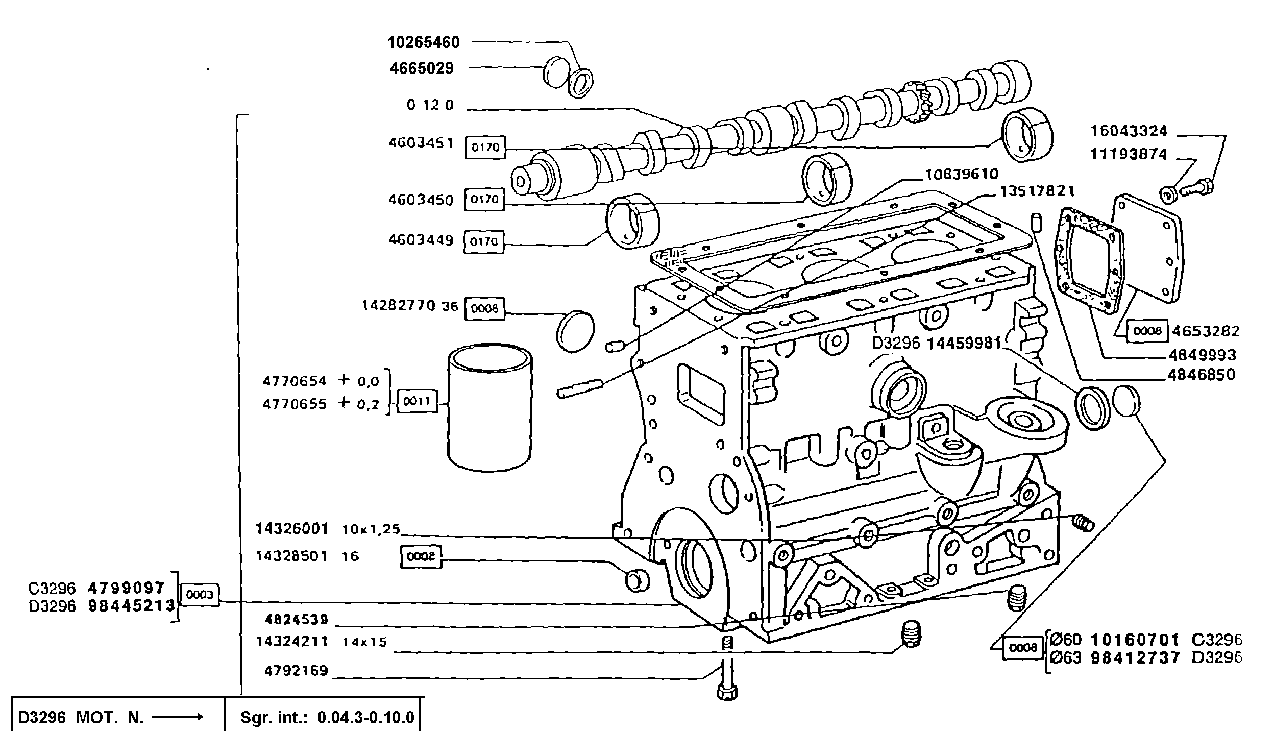 New Holland 45-76 V - FIAT TRACTOR(12/92 - 12/01) Parts Diagrams
