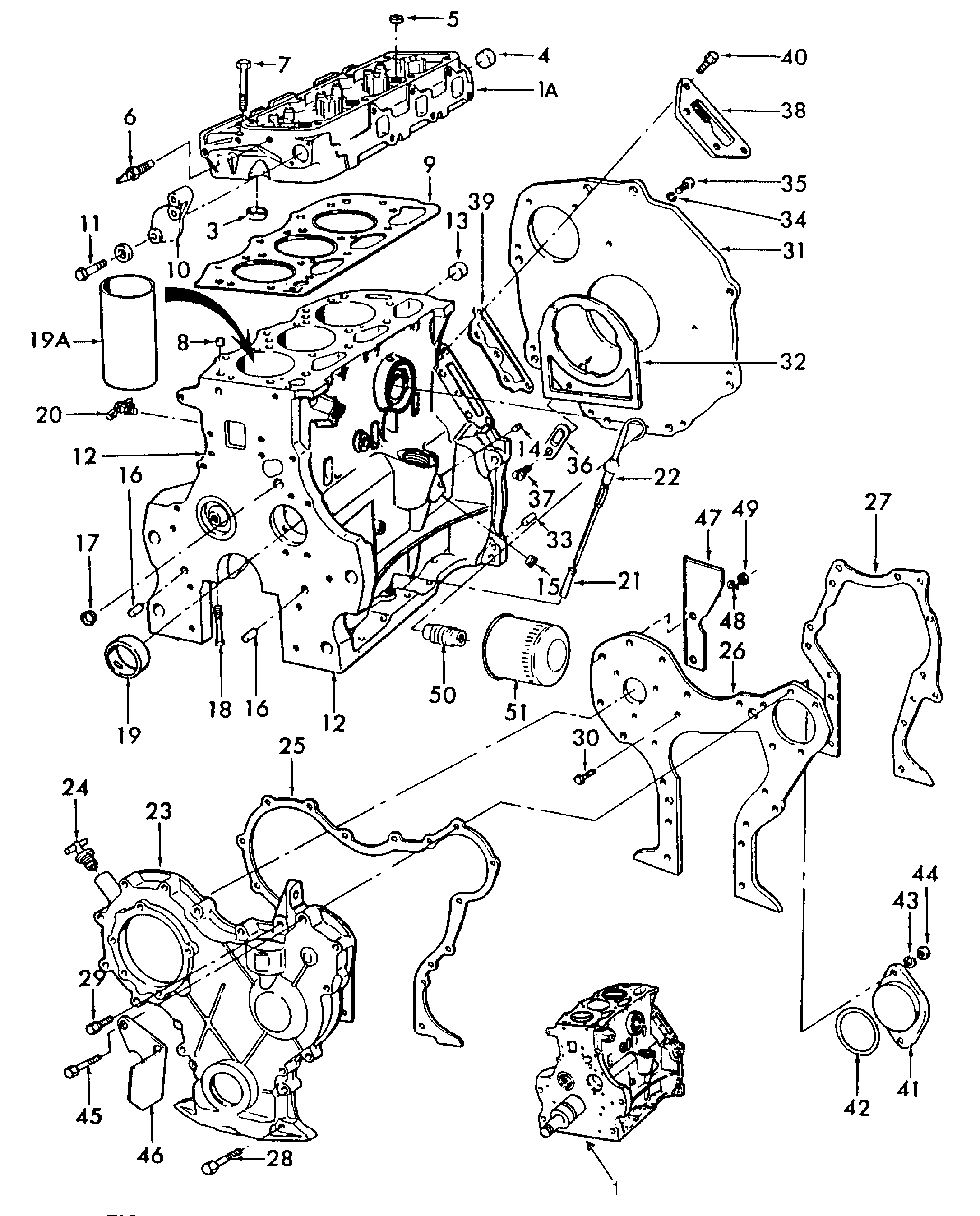 New Holland 4600O - 3 CYL ORCHARD TRACTOR(01/75 - 12/81) Parts Diagrams