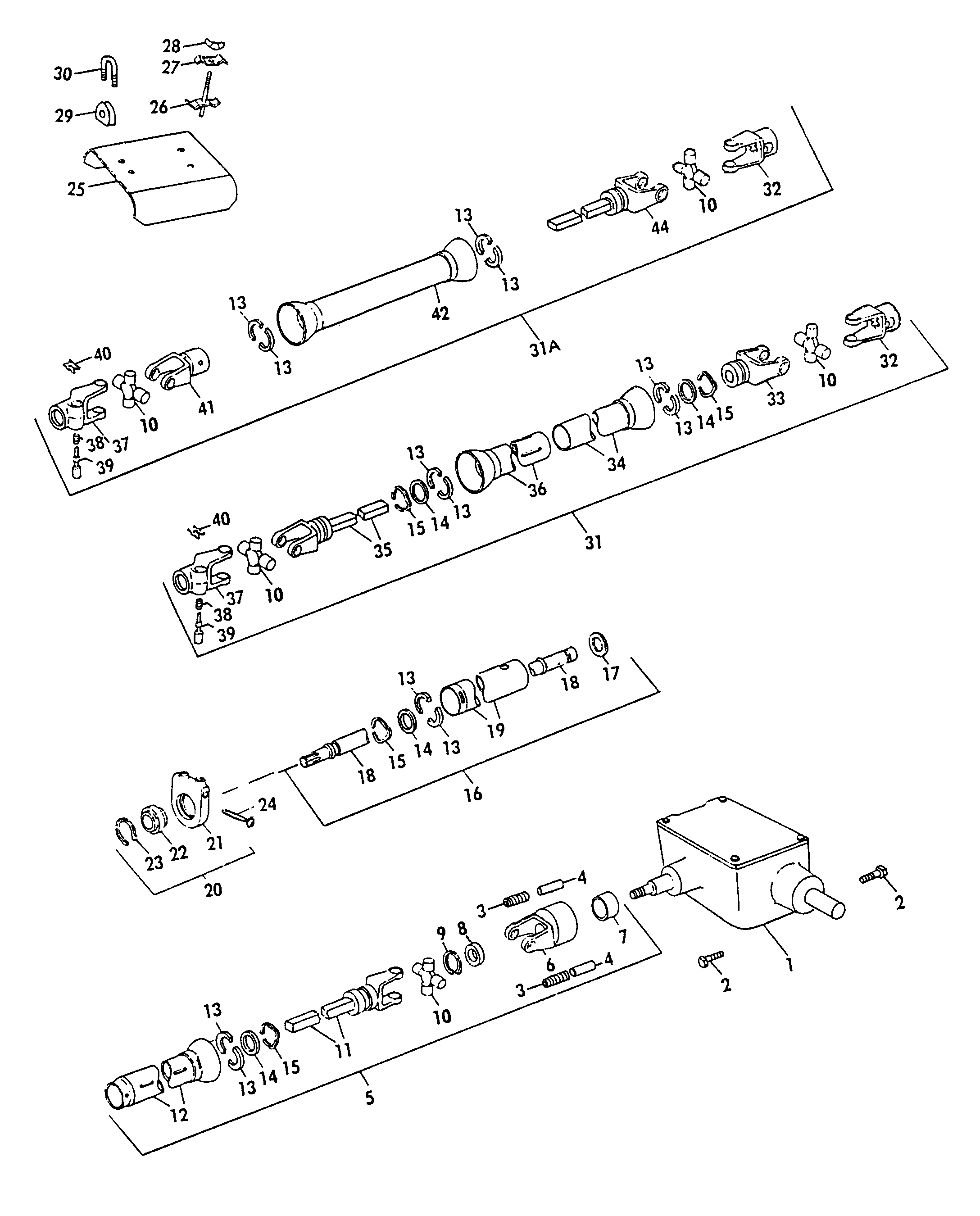 New Holland 467 - HAYBINE MOWER CONDITIONER(07/68 - 07/72) Parts Diagrams