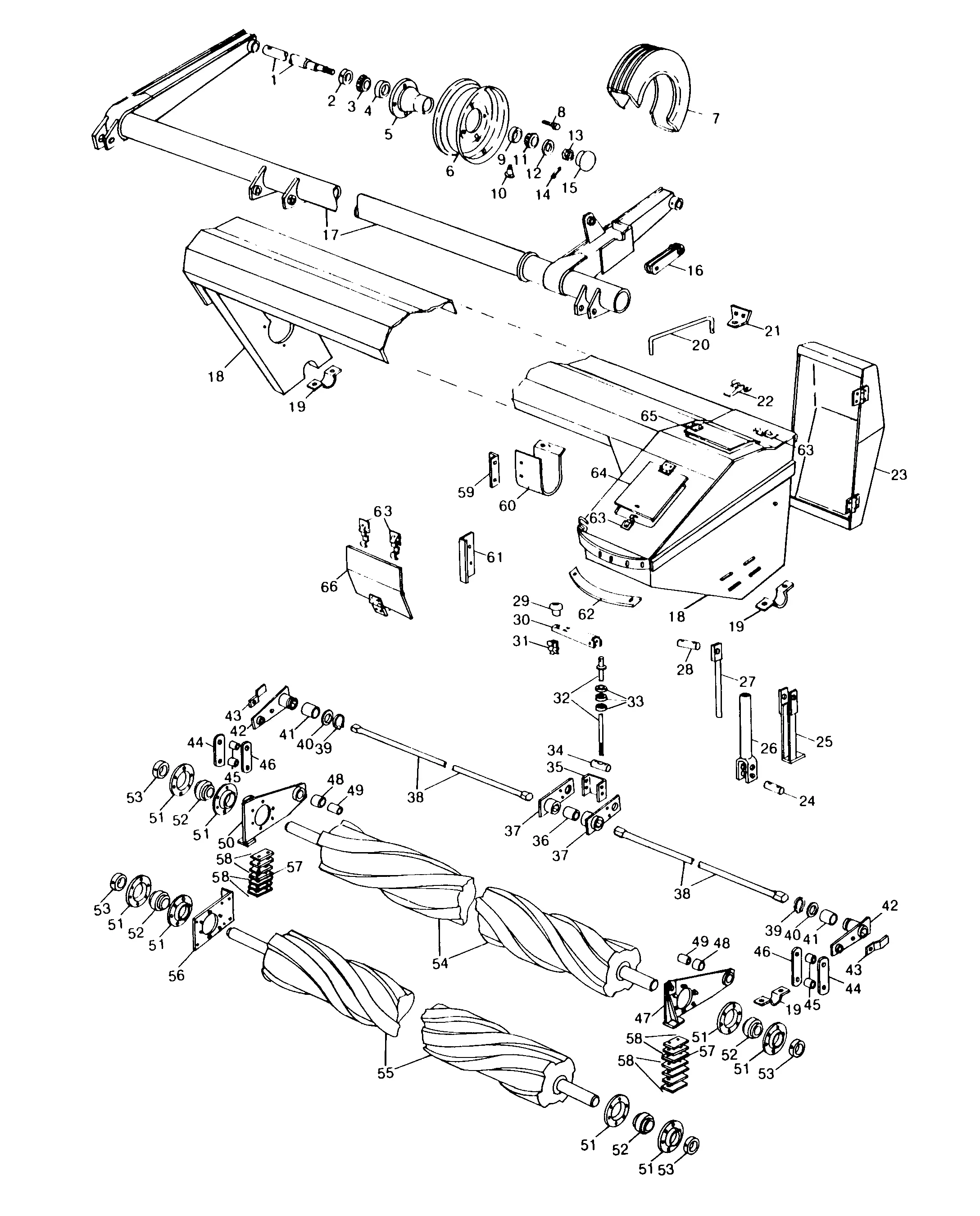New Holland 474 - HAYBINE MOWER CONDITIONER(07/79 - 12/92) Parts Diagrams