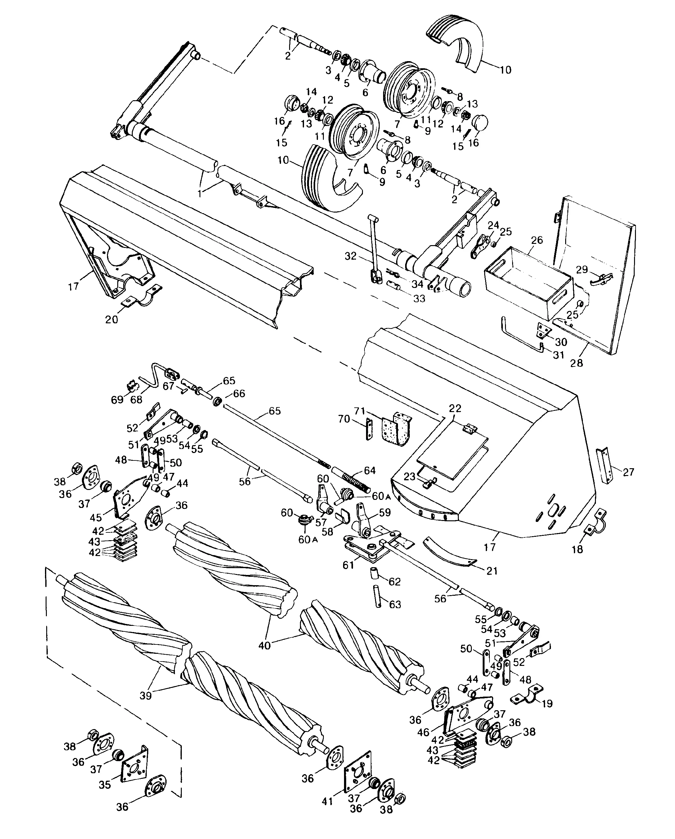 New Holland 489 - HAYBINE MOWER CONDITIONER(07/77 - 06/89) Parts Diagrams