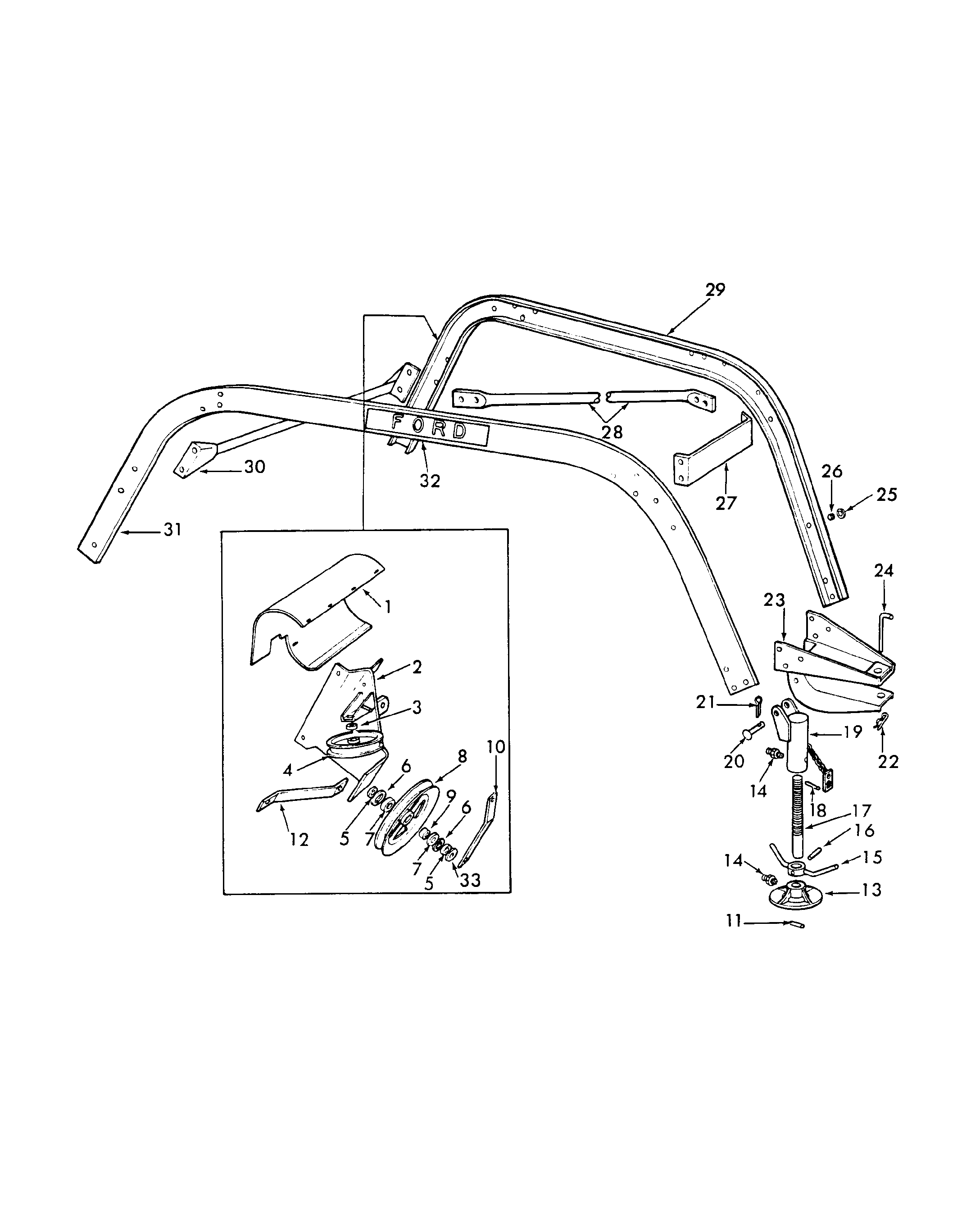 New Holland 513-SERIES - FORD SIDE DELIVERY RAKE(03/73 - 12/80) Parts ...