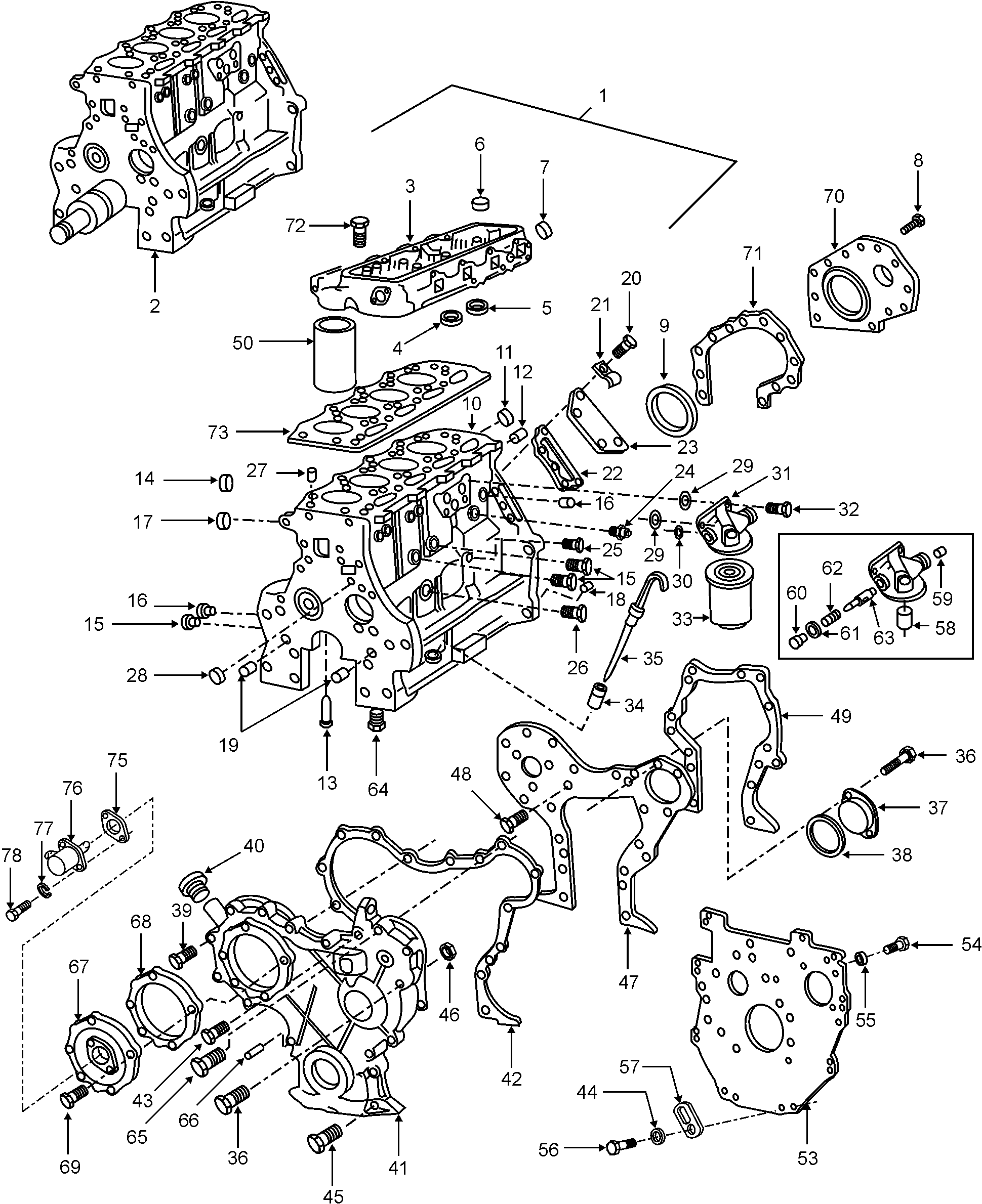 New Holland 5610S - 4 CYL AG TRACTOR(12/93 - 12/04) Parts Diagrams