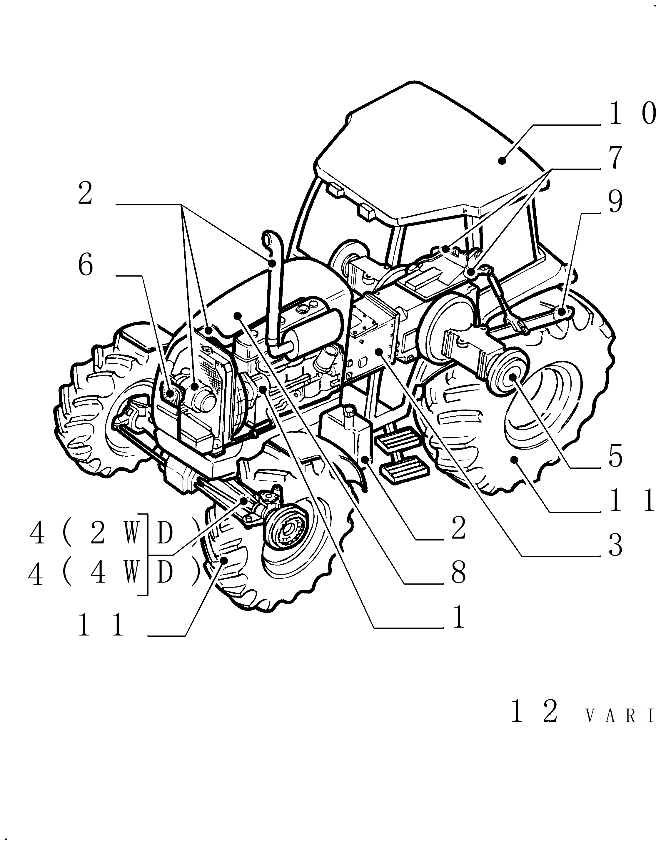 New Holland 5635 - TRACTOR FORD(02/96 - 12/98) Parts Diagrams