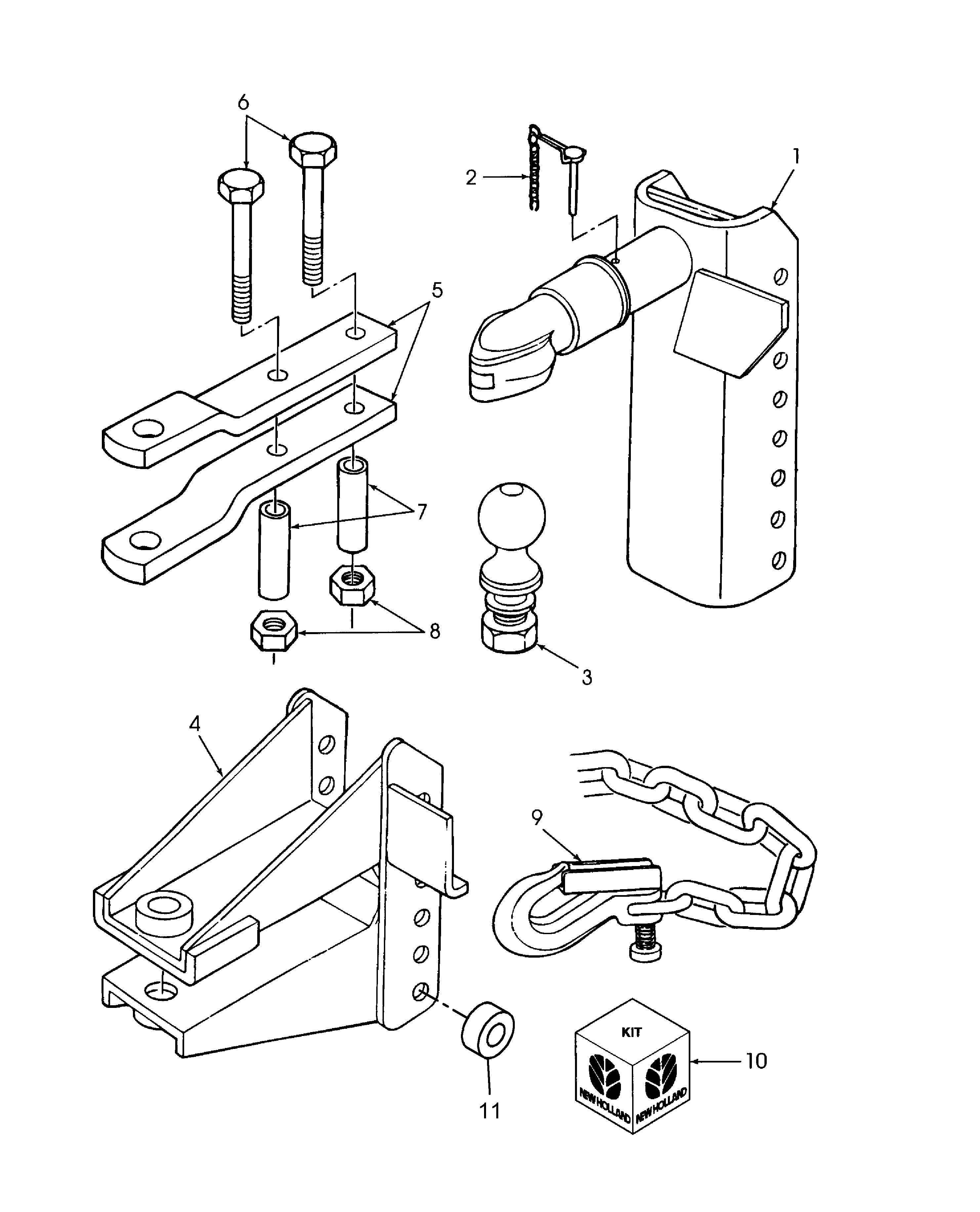 New Holland 565 - NH SQUARE BALER(07/89 - 08/08) Parts Diagrams