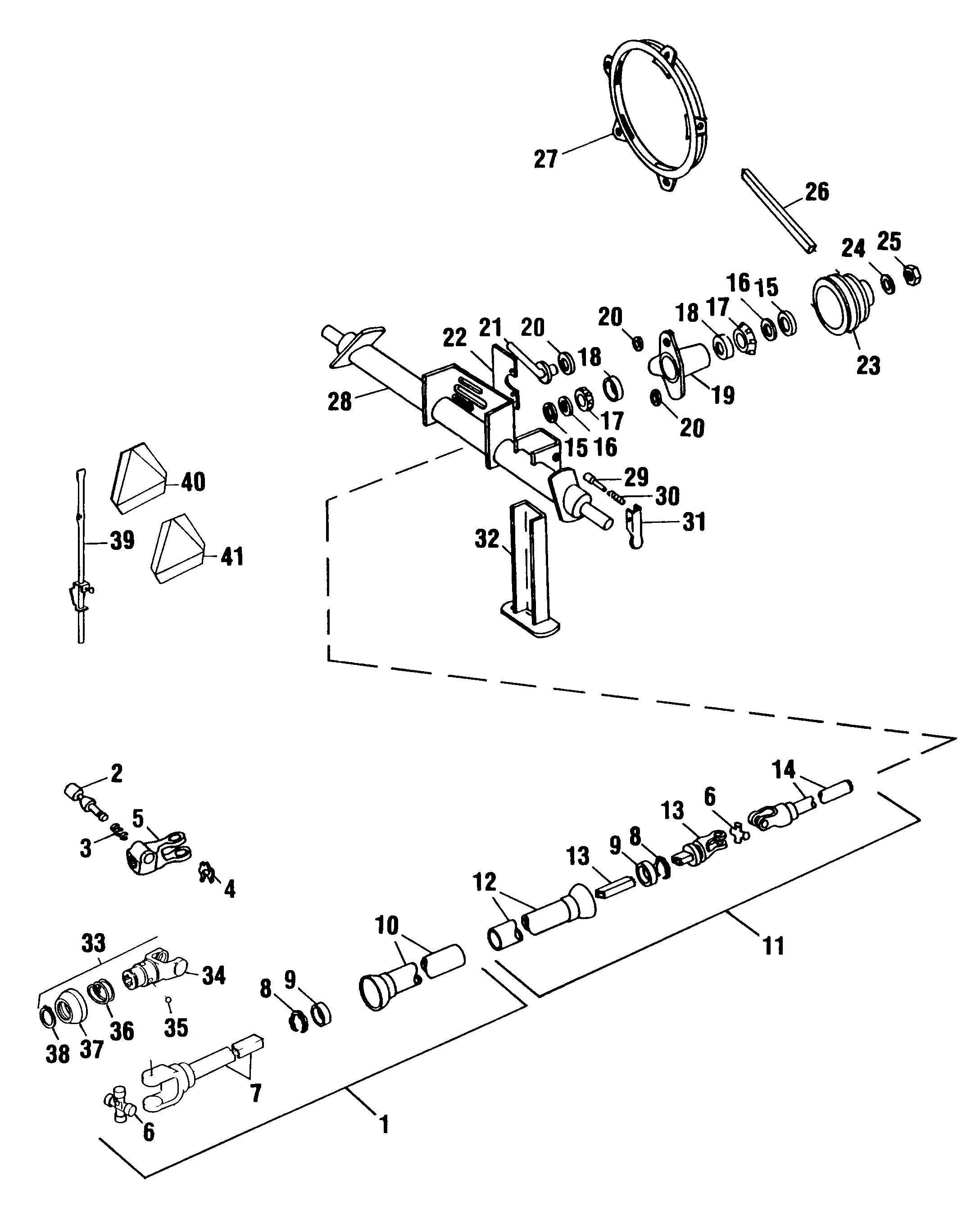 New Holland 57 - ROLABAR MOUNTED RAKE(07/61 - ) Parts Diagrams