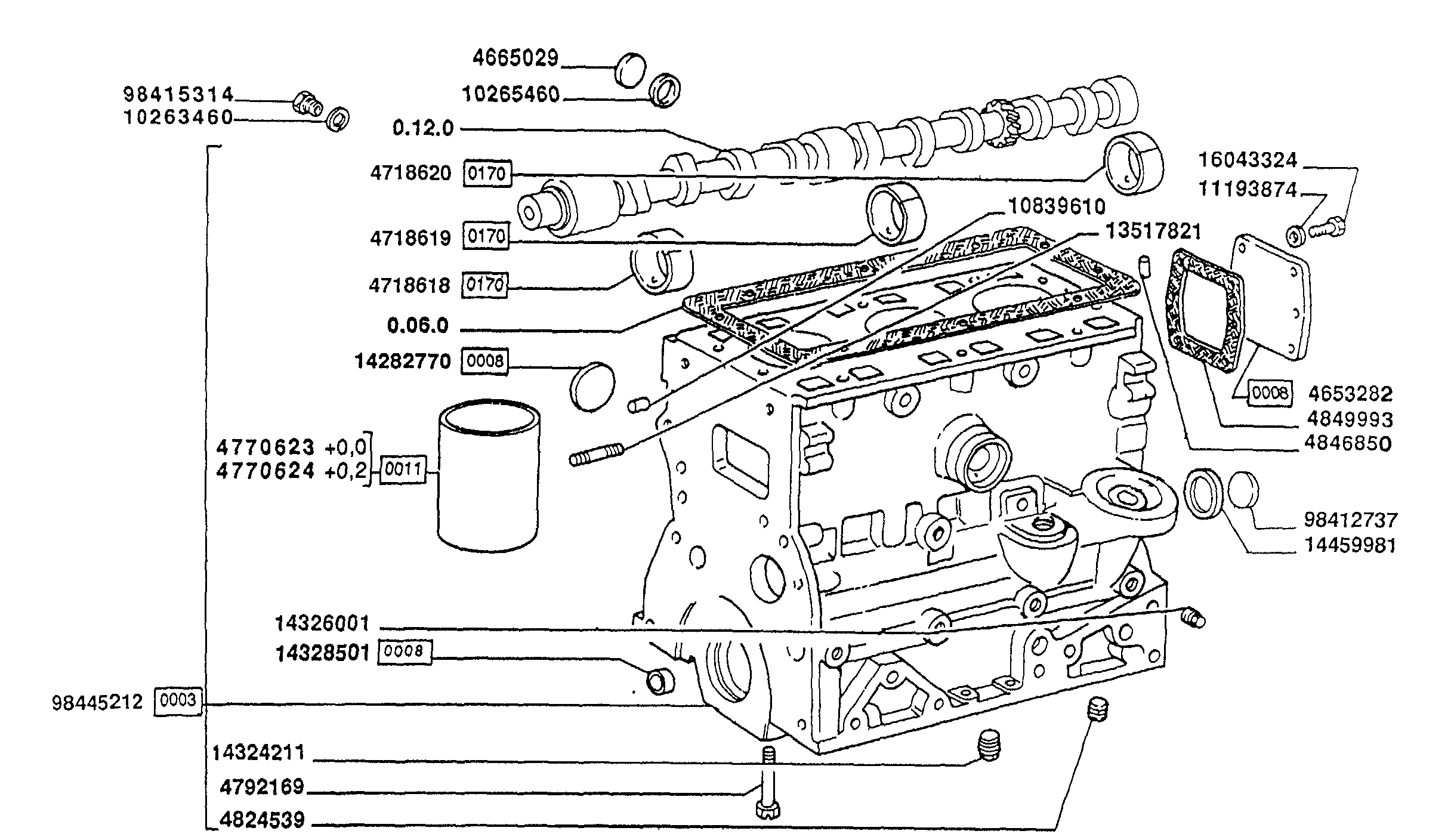New Holland 60-93 DT - FIAT TRACTOR(01/93 - 12/95) Parts Diagrams