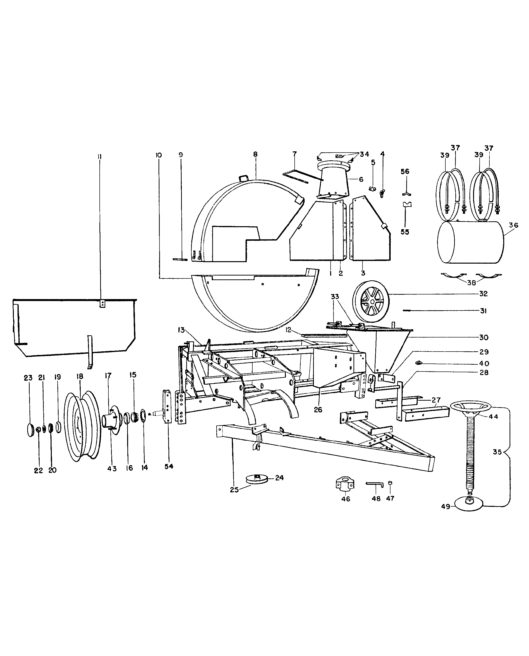 New Holland 610 - NH PULL TYPE FORAGE HARVESTER(07/50 - 06/56) Parts ...