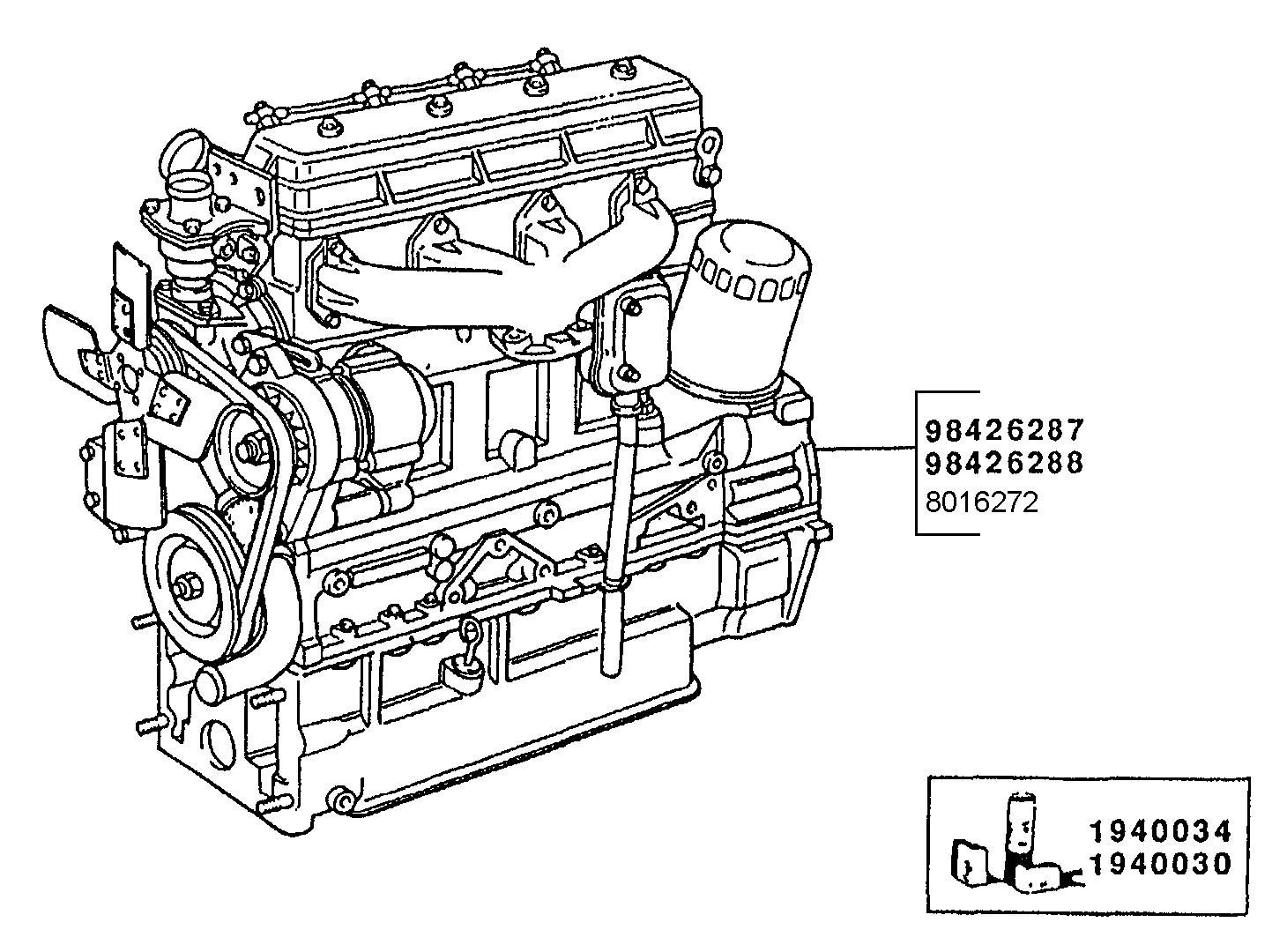 New Holland 65-88 DT - FIAT TRACTOR(04/90 - 12/92) Parts Diagrams