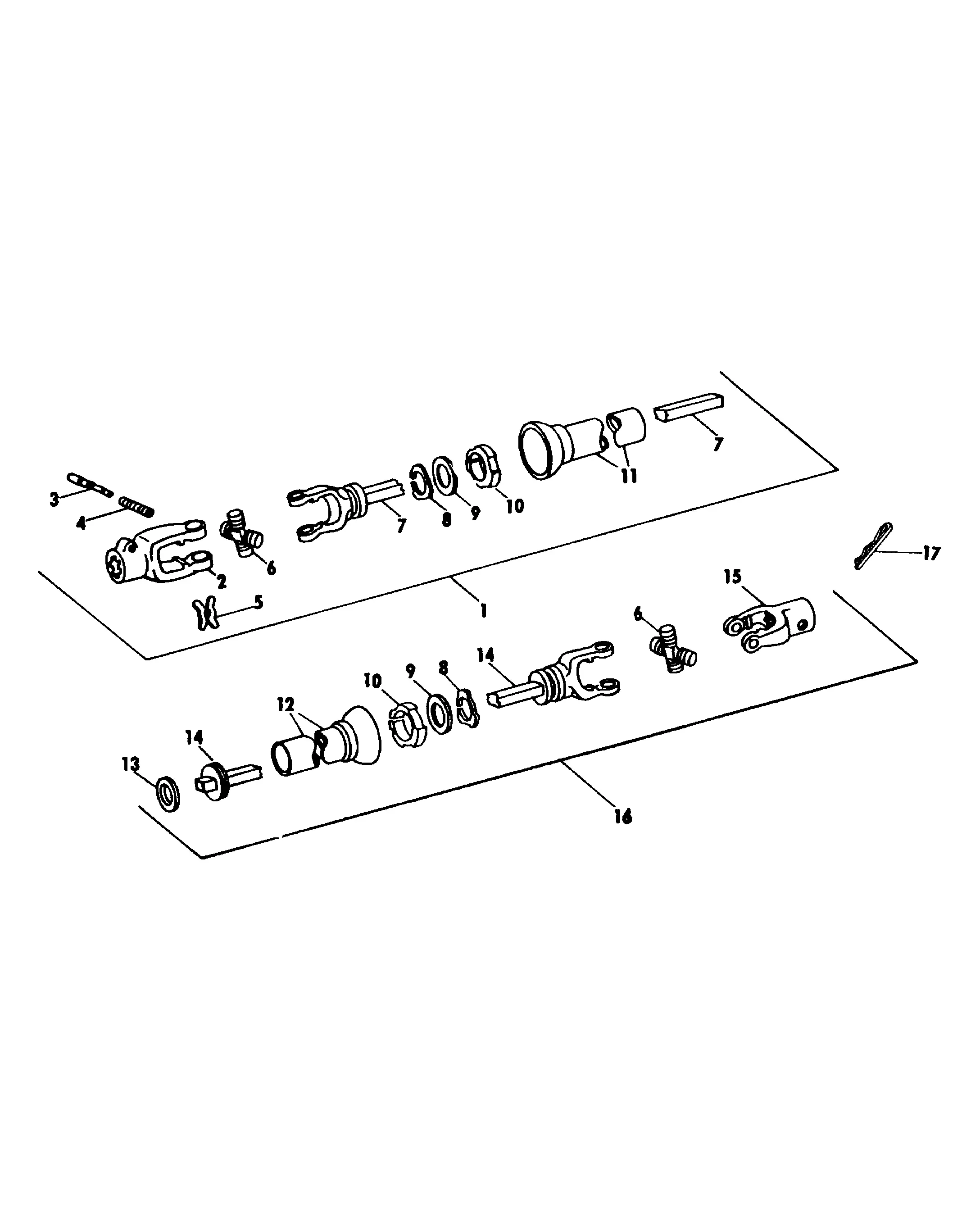 New Holland 675S - NH BOX MANURE SPREADER(07/66 - 07/72) Parts Diagrams