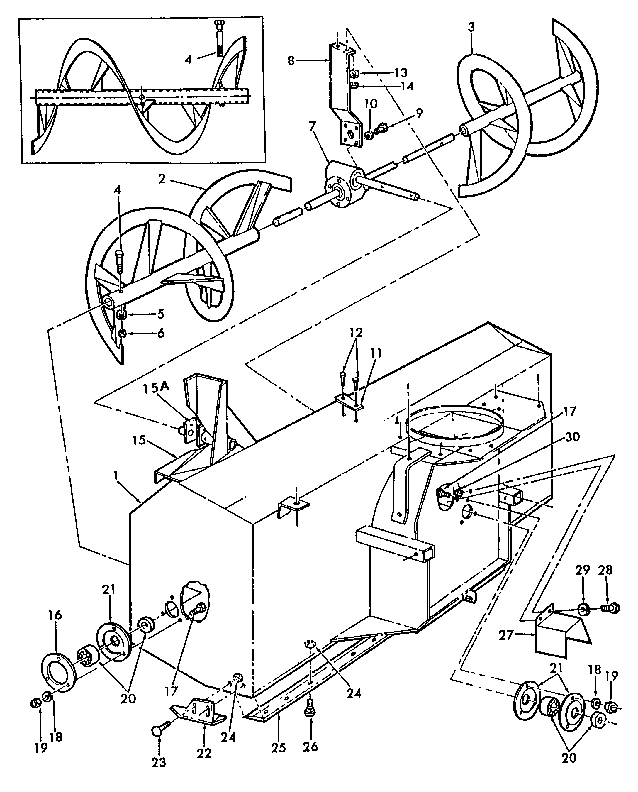 New Holland 715-SERIES - SNOW THROWERS(01/84 - 12/84) Parts Diagrams