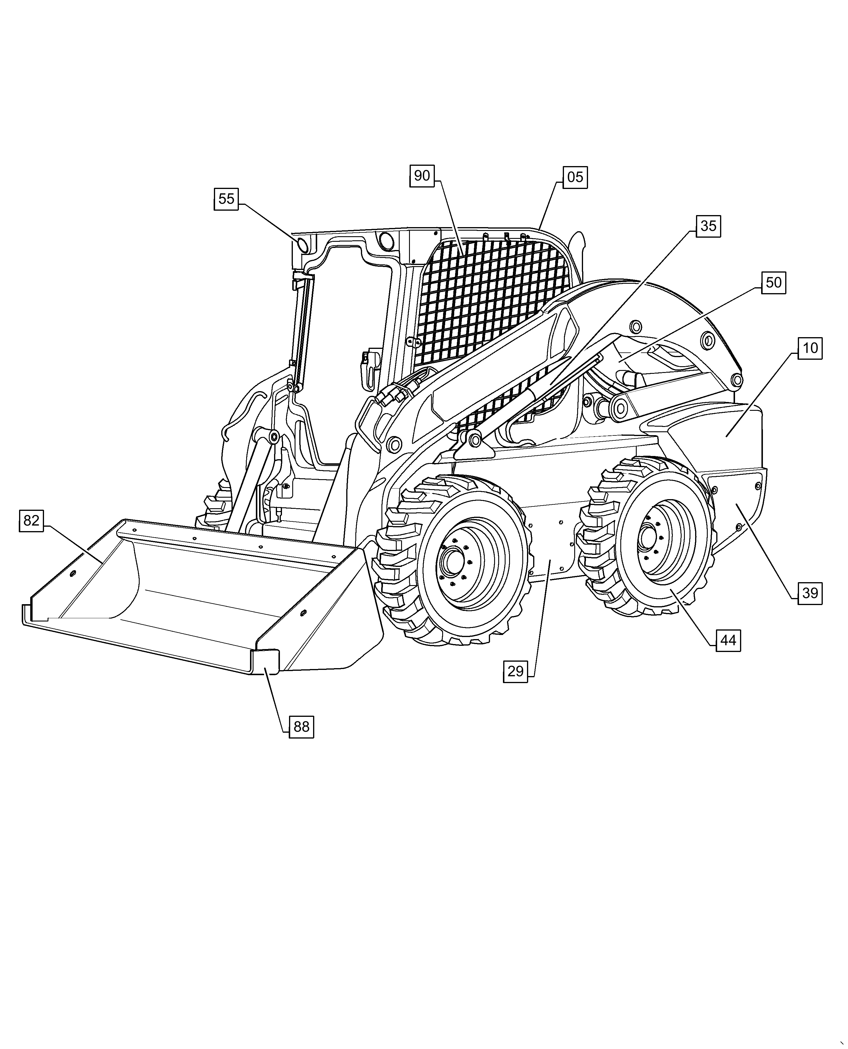 New Holland L225 - SKID STEER LOADER - NRC(01/13 - ) Parts Diagrams