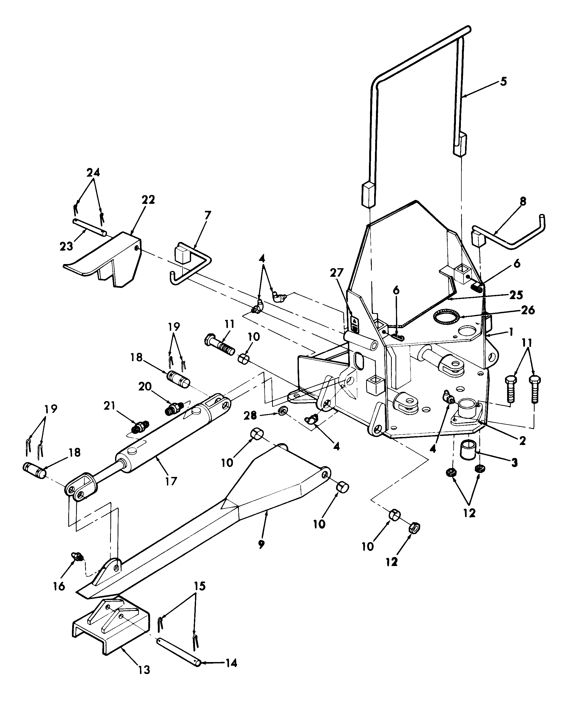 New Holland 757A-SERIES - FORD BACKHOE FOR 1000 SERIES(01/83 - 12/88 ...
