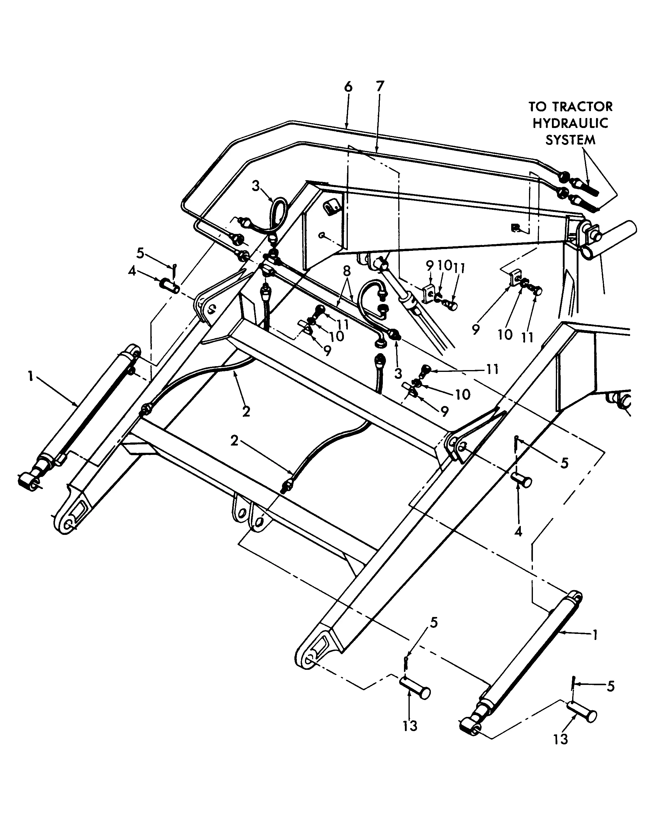 New Holland 772A-SERIES - FORD FARM LOADER(01/71 - 12/82) Parts Diagrams