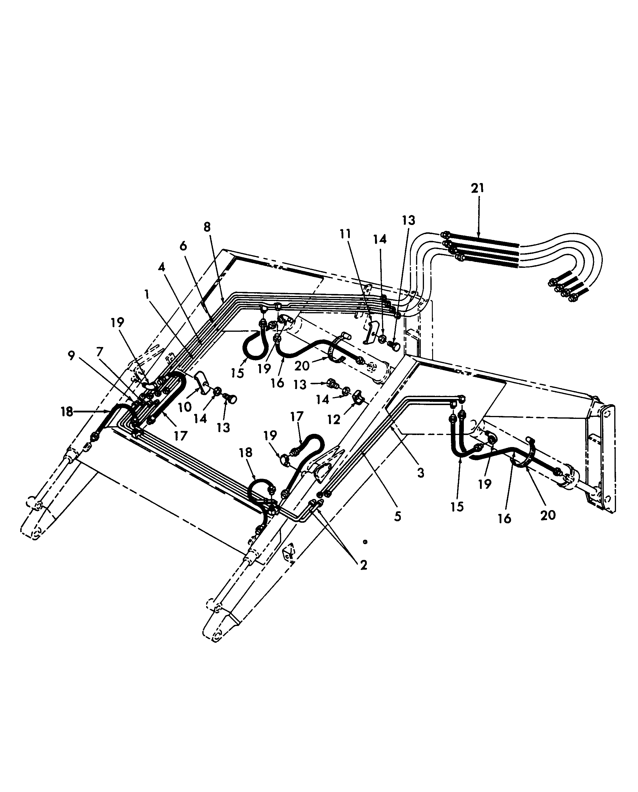New Holland 777F-SERIES - FORD FARM LOADER(01/81 - 12/88) Parts Diagrams