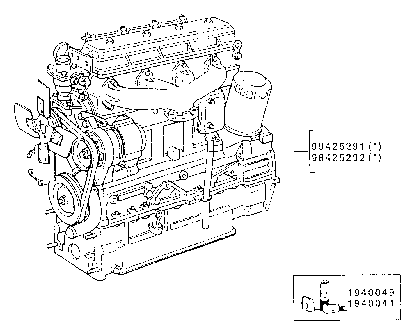 New Holland 80-88 - FIAT TRACTOR(04/90 - 12/92) Parts Diagrams