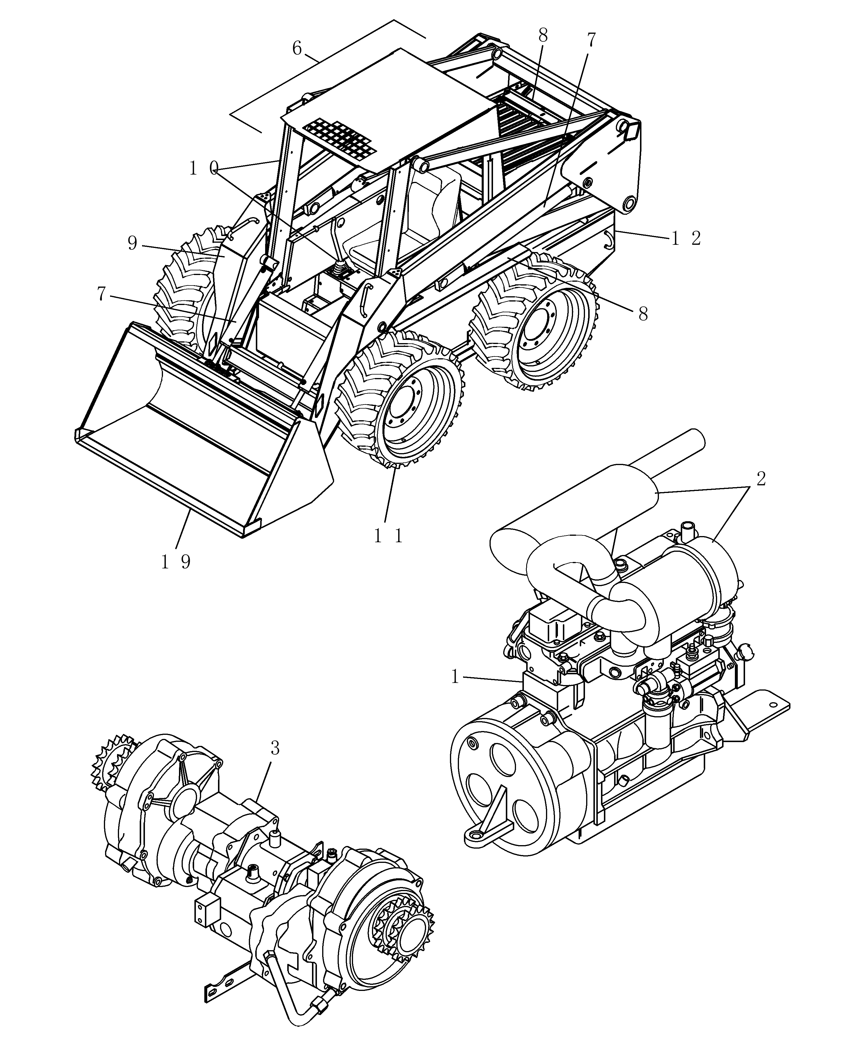 New Holland LS190 - SKID STEER LOADER(09/99 - 12/05) Parts Diagrams
