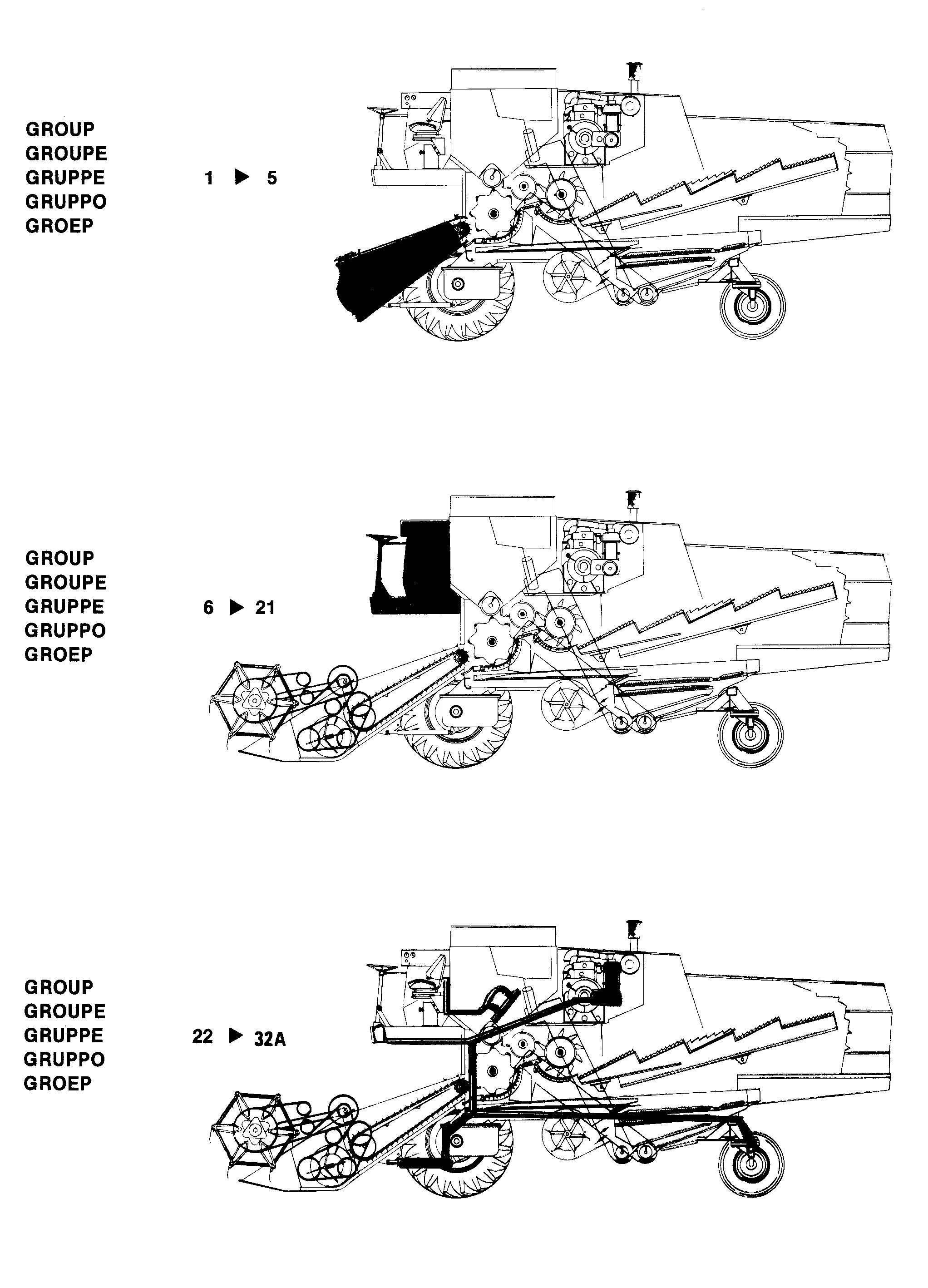 Combine Harvester Diagram