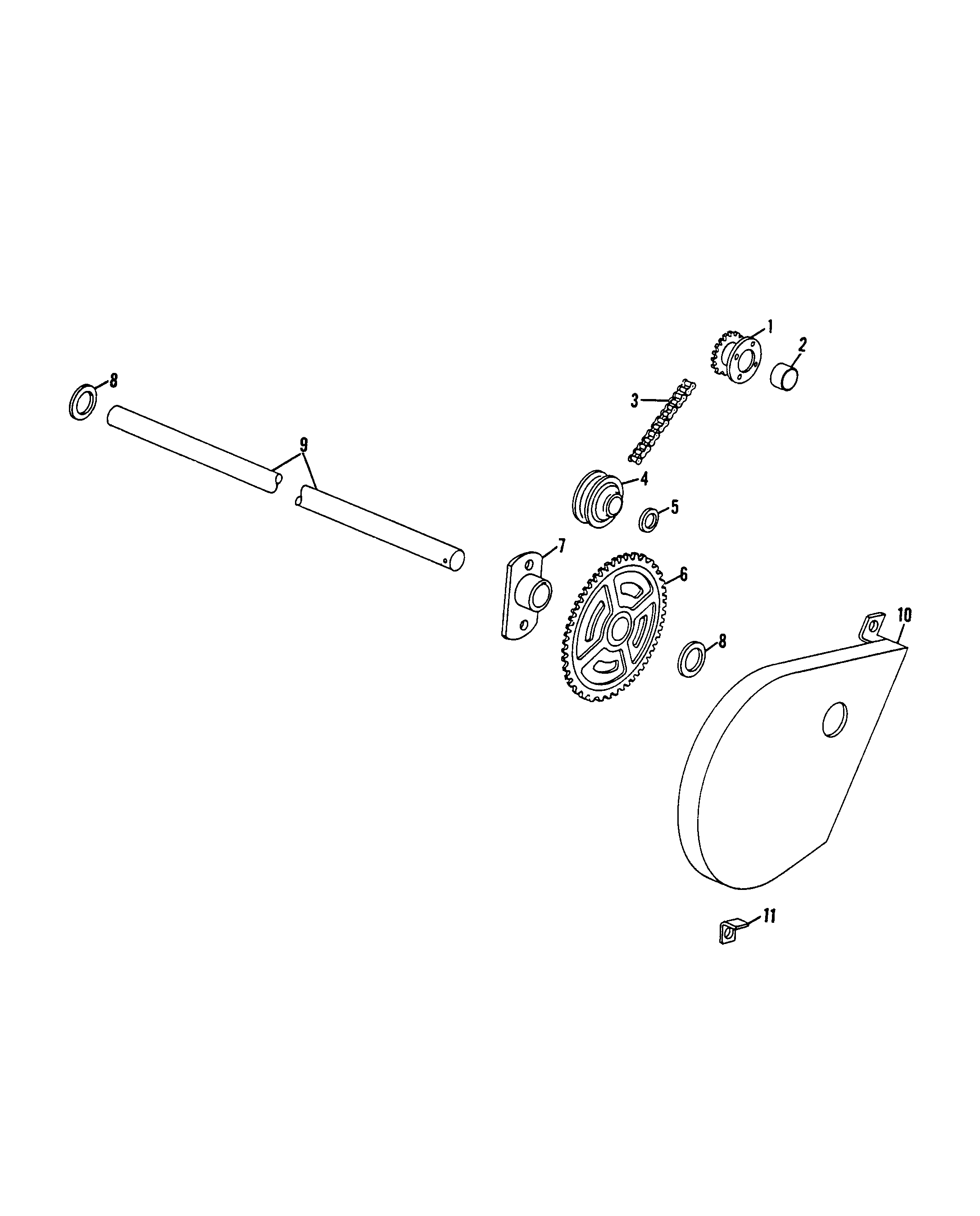 New Holland 820 - NH HAY PICK-UP UNIT(07/60 - 07/61) Parts Diagrams