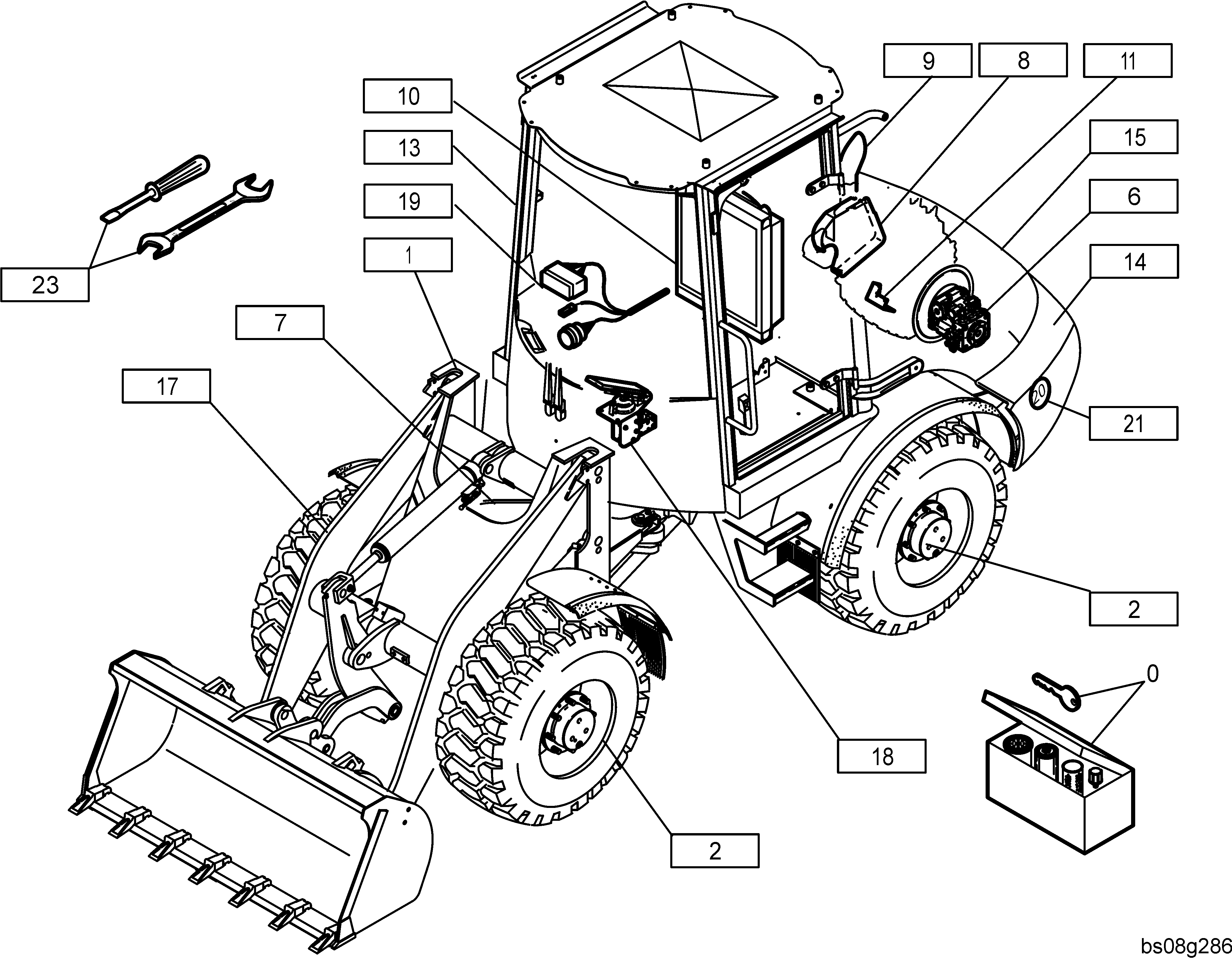 New Holland LW50.B - COMPACT WHEEL LOADER TIER 2 (NA)(01/04 - 12/05 ...